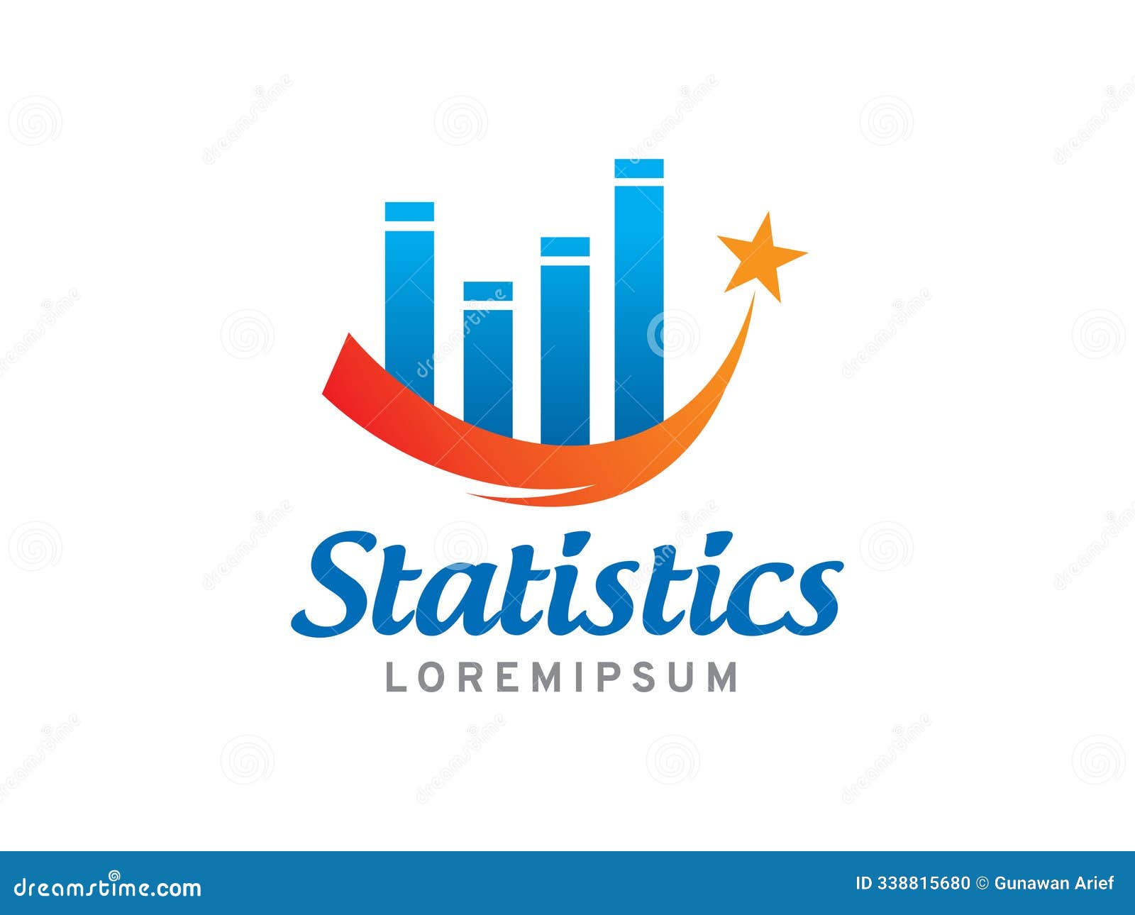 Statistics Logo Symbol or Icon Template Stock Vector - Illustration of ...