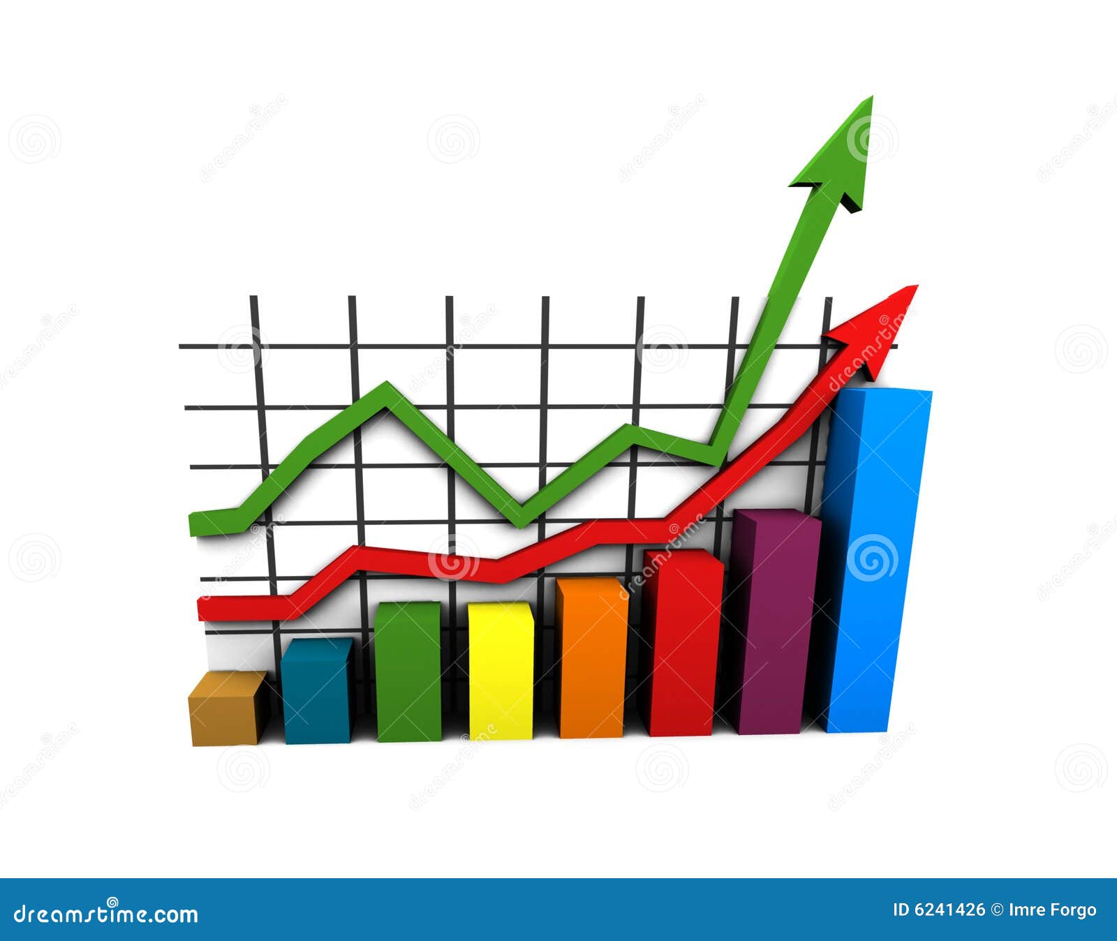 Statistics - Multicolor Diagram Stock Illustration - Illustration of ...