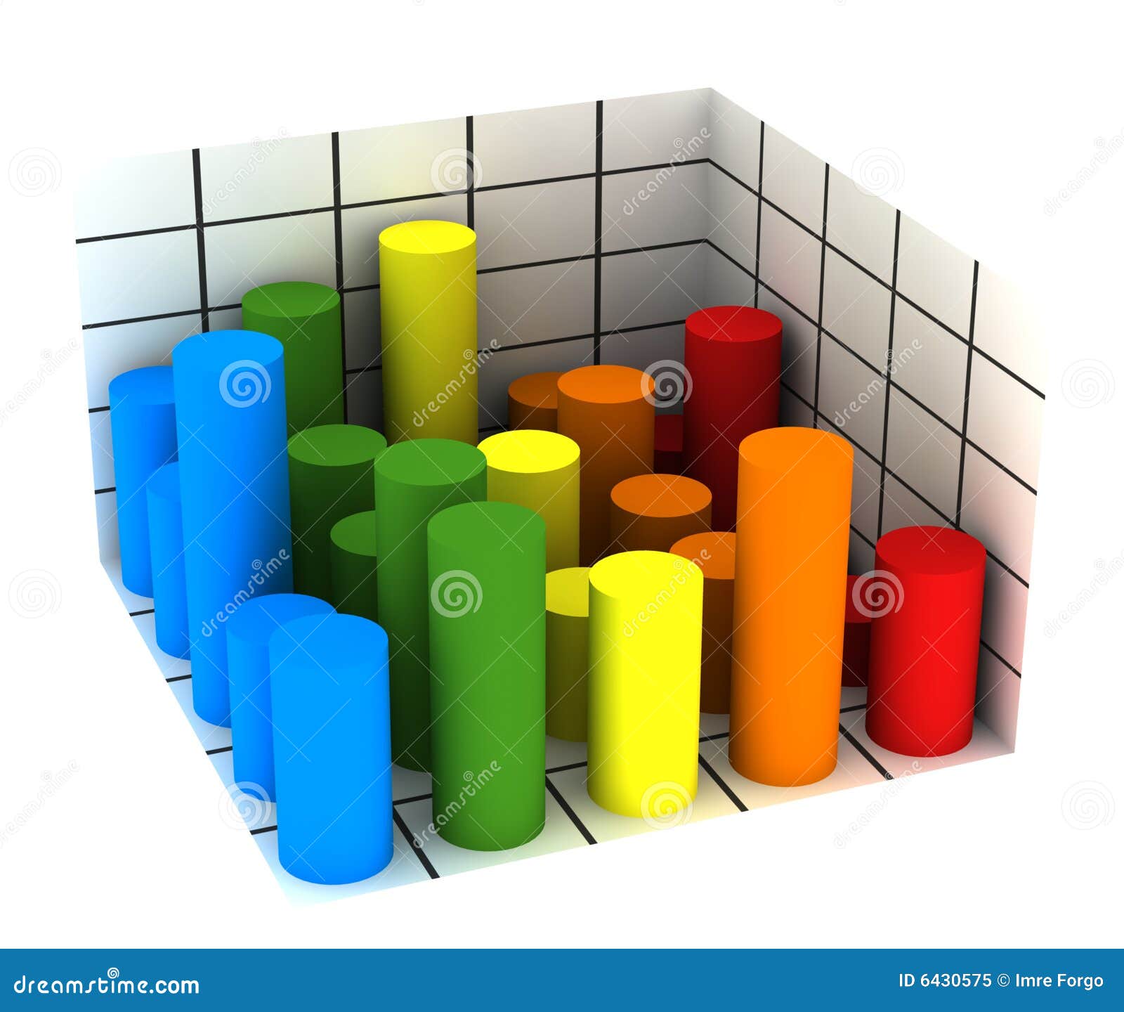 Statistics - Multicolor Diagram Stock Illustration - Illustration of ...
