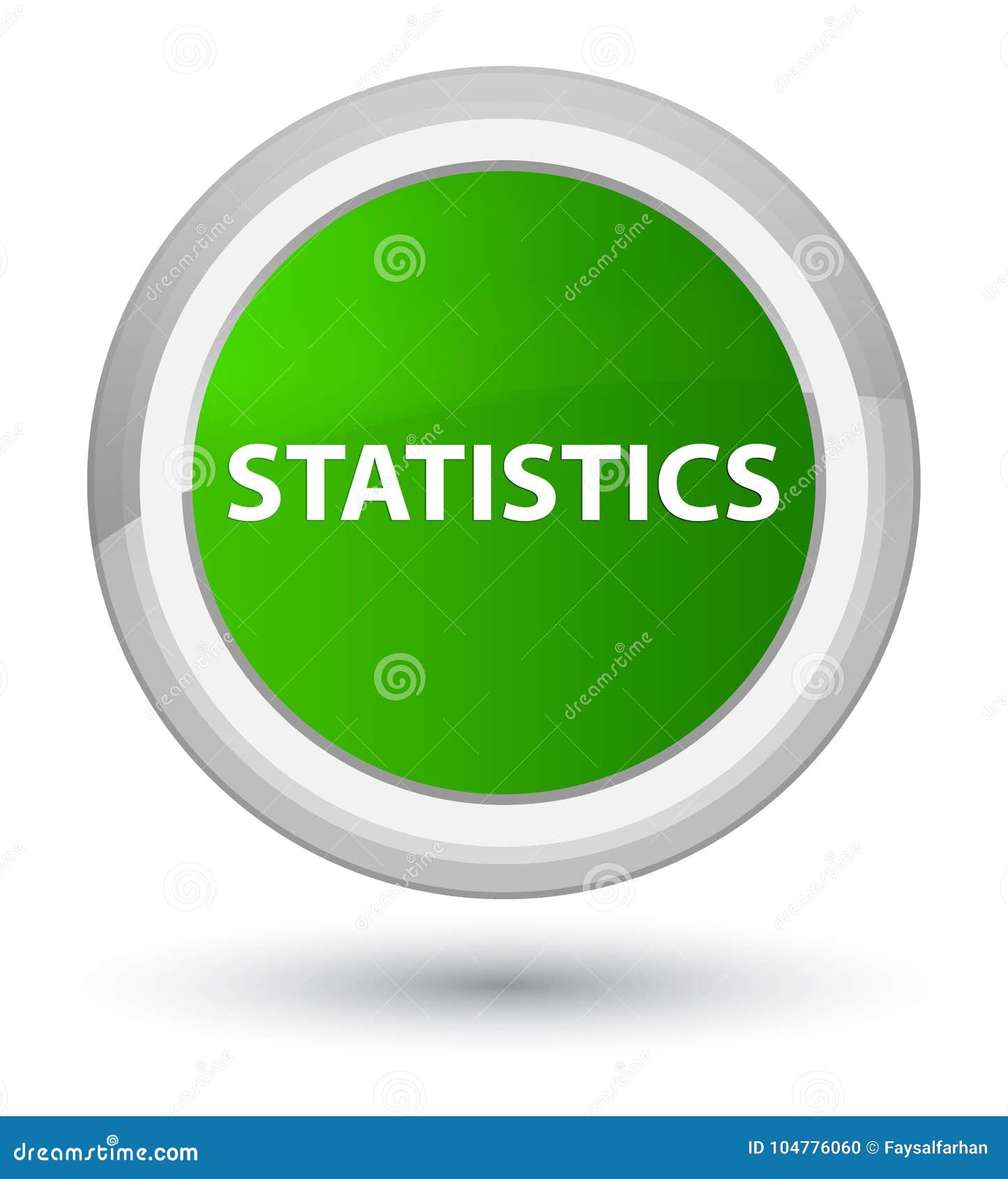 Statistics Prime Green Round Button Stock Illustration - Illustration ...