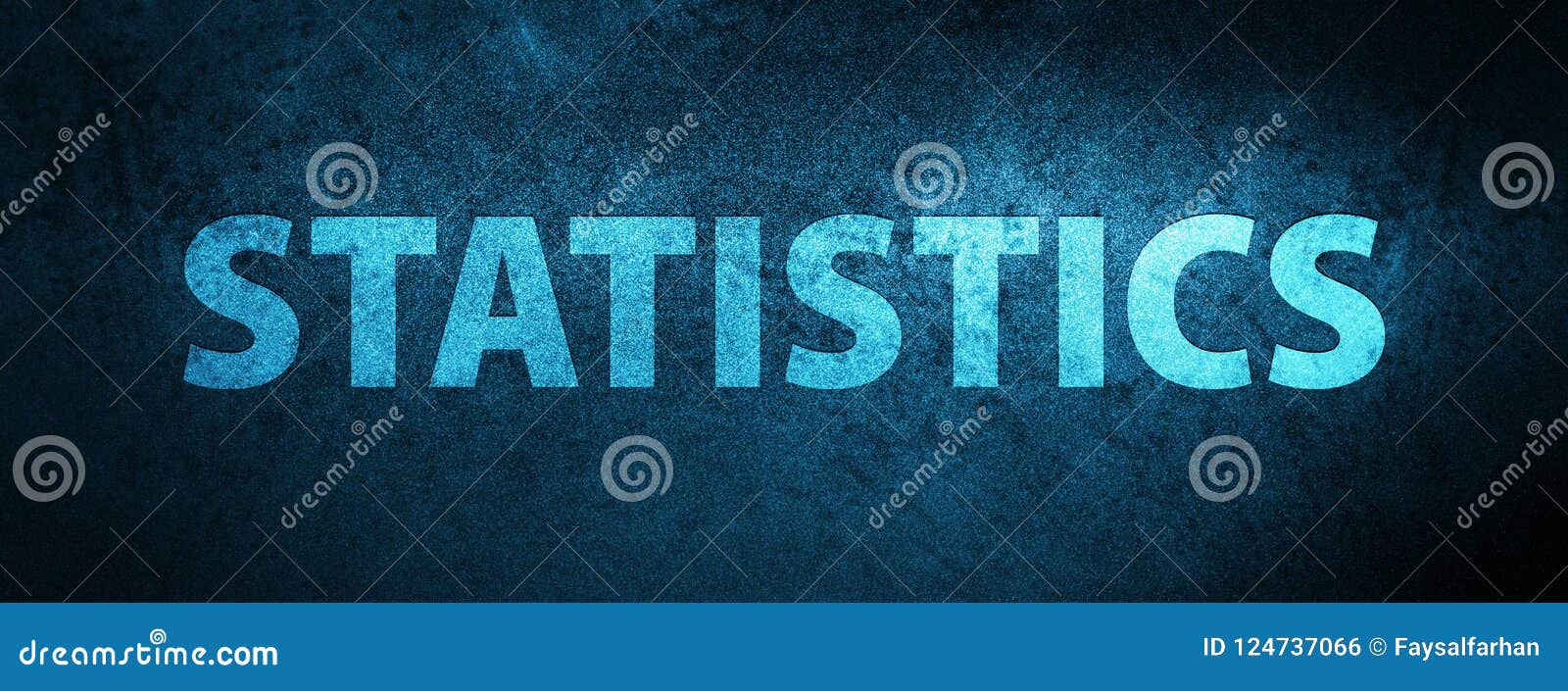 Statistics Special Blue Banner Background Stock Illustration ...