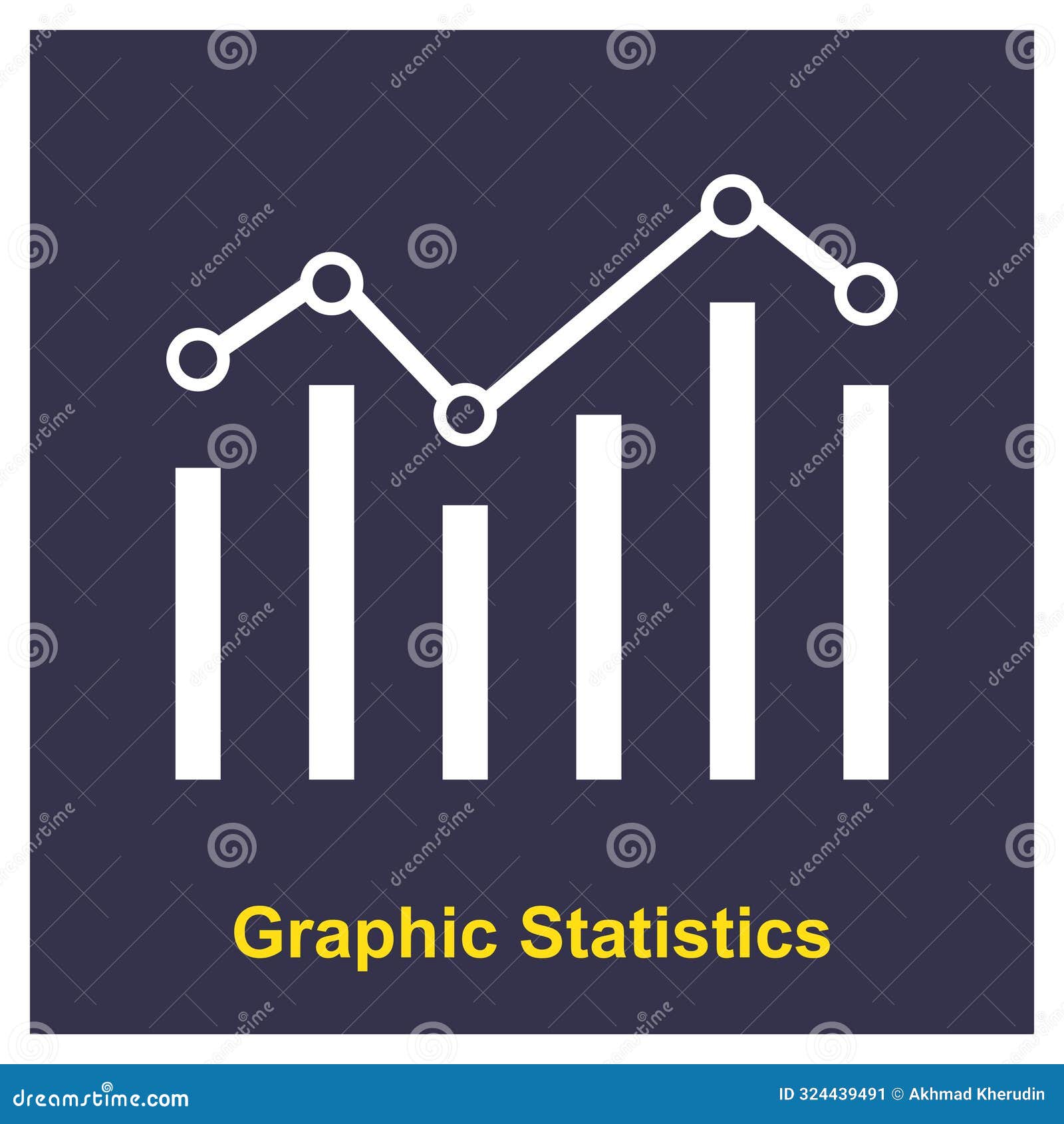 Statistics vector icon stock illustration. Illustration of signs ...