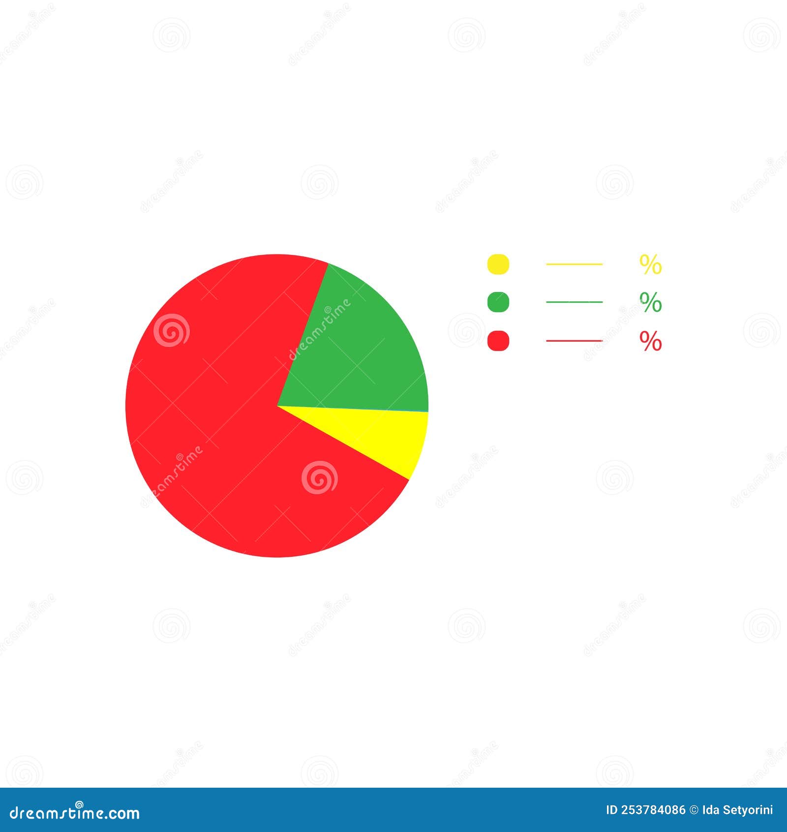 Circle Statistics Vector Icon Stock Illustration - Illustration of ...