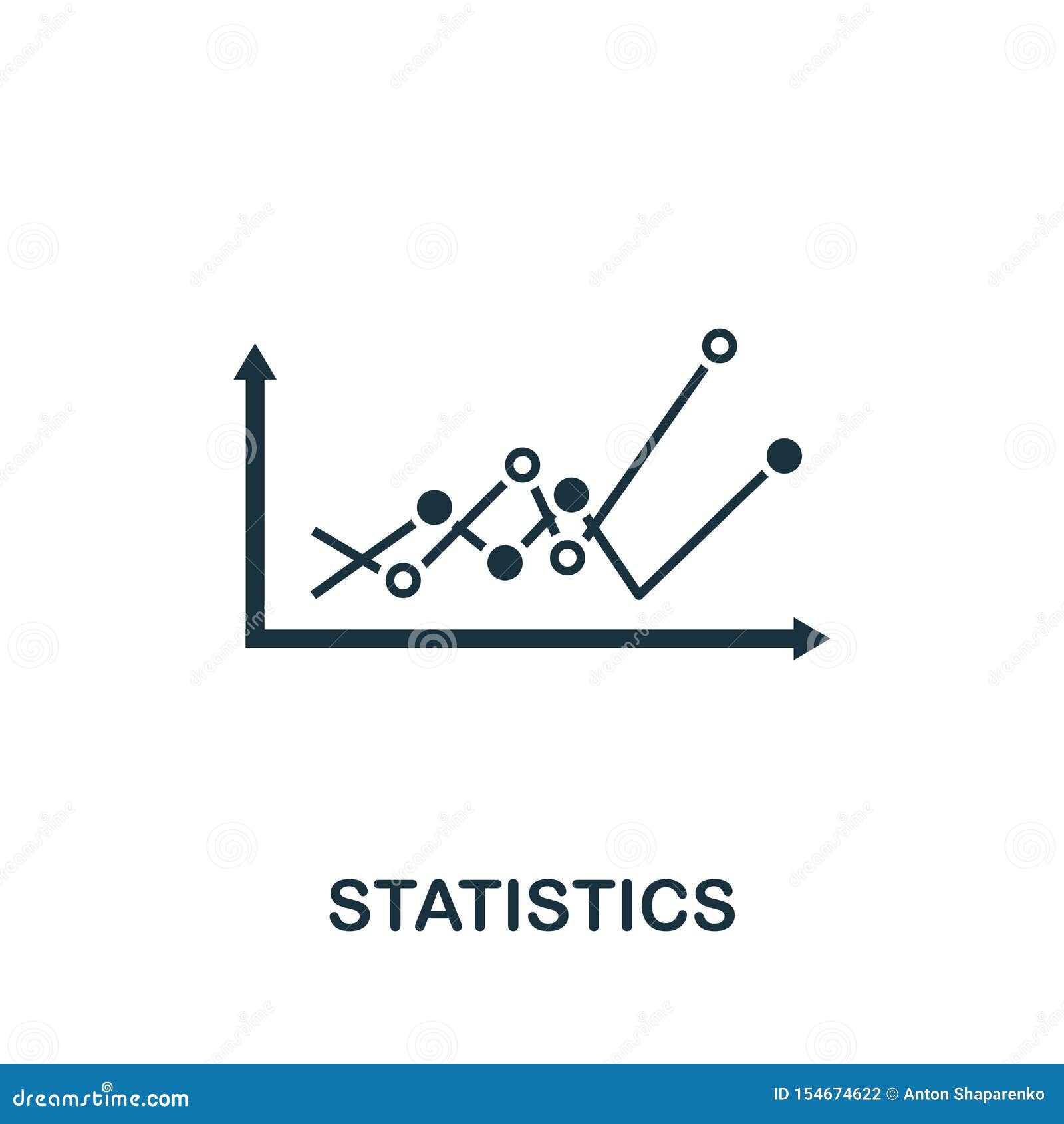 Statistics Vector Icon Symbol. Creative Sign from Science Icons ...