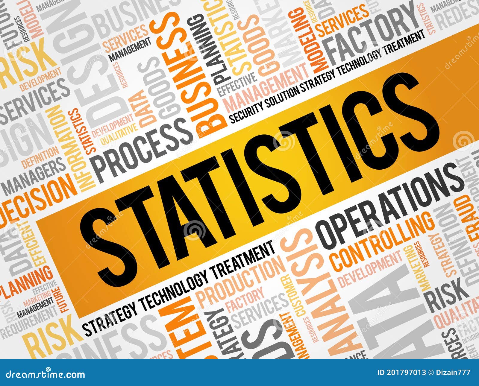 STATISTICS word cloud stock illustration. Illustration of corporation ...