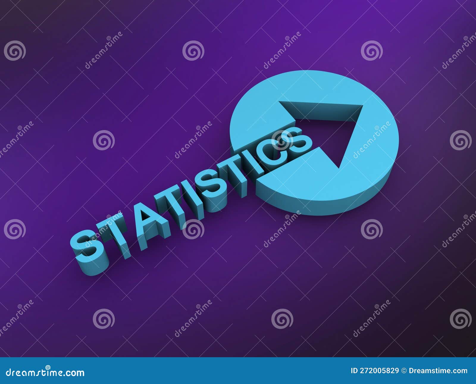Statistics word on purple stock illustration. Illustration of circle ...