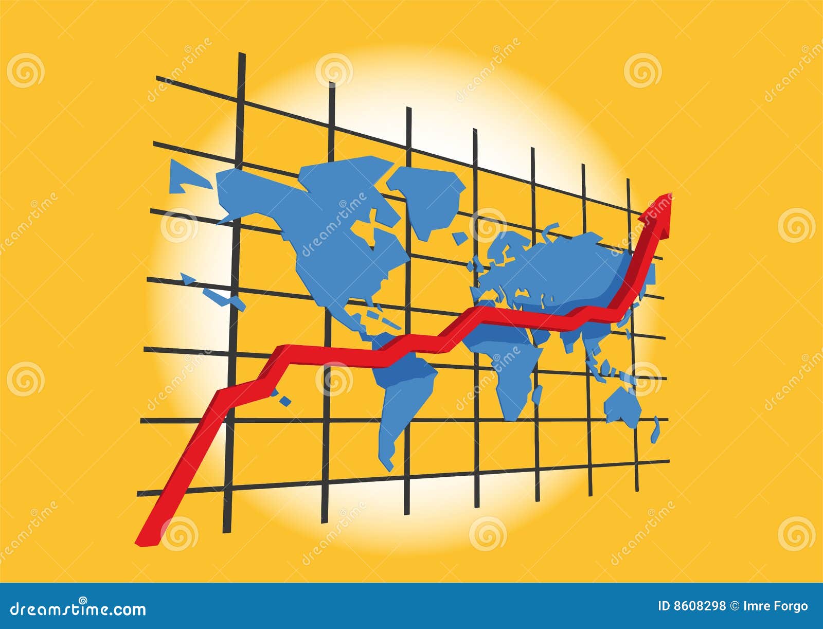 Statistics / Worldmap - Business Succes Stock Vector - Illustration of ...