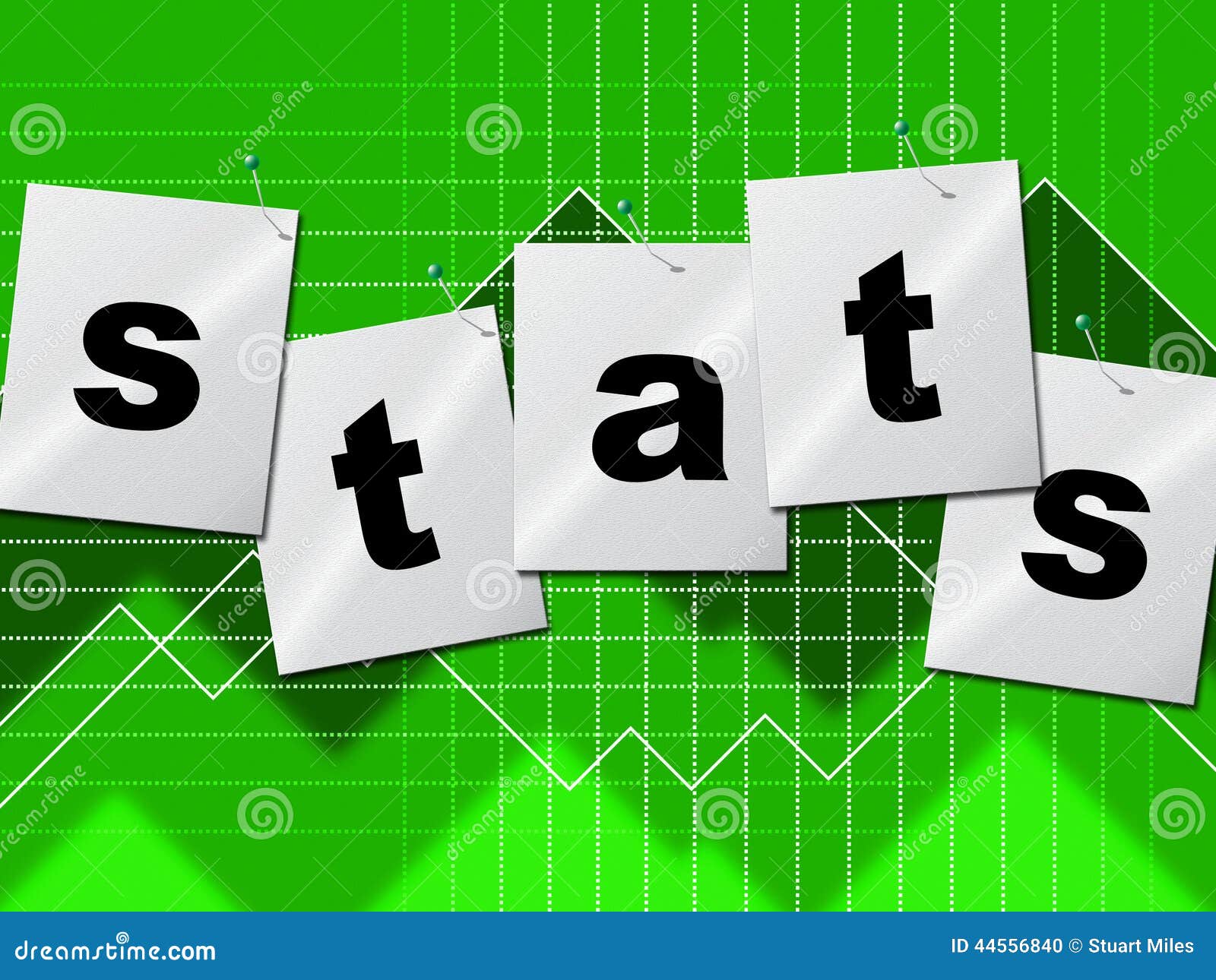 Statistik-Daten Zeigen Statistik-Bytes Und Berichte an Stock Abbildung ...