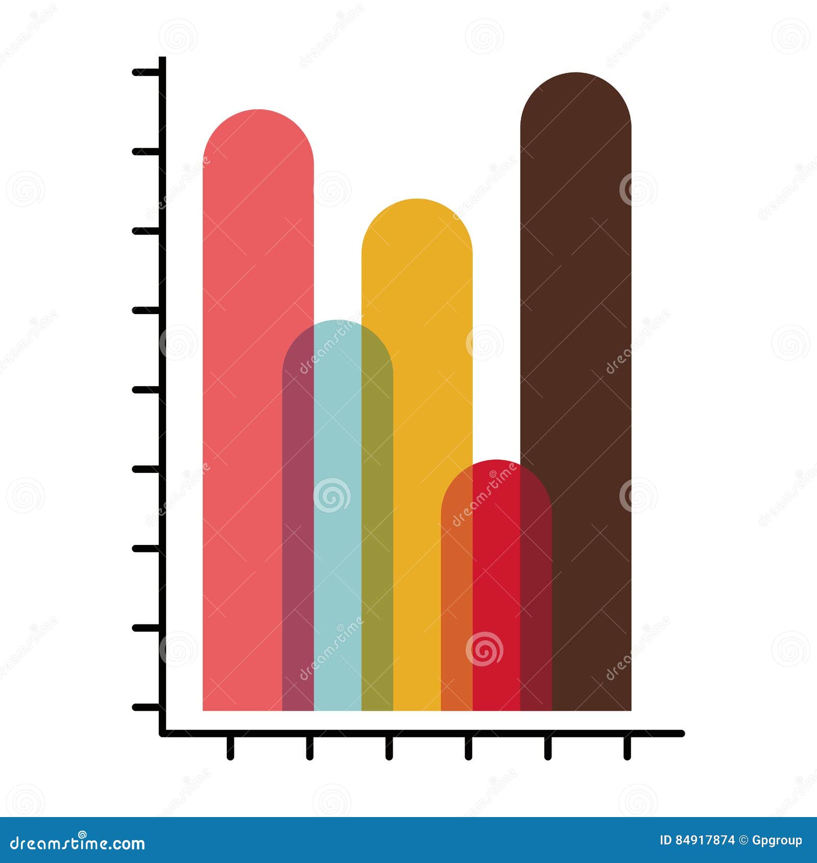Statistik hält Grafik ab vektor abbildung. Illustration von zeichen ...
