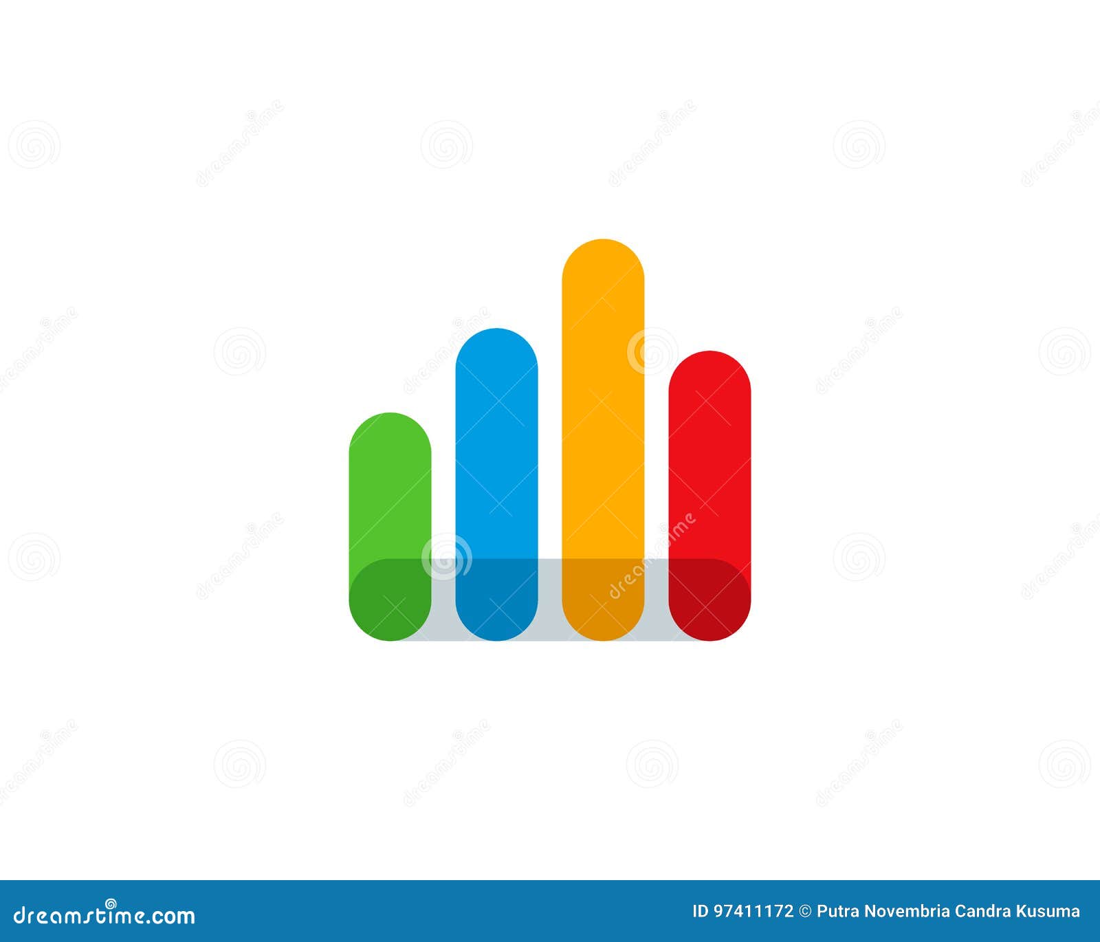 Statistik-Ikone Logo Design Element Vektor Abbildung - Illustration von ...