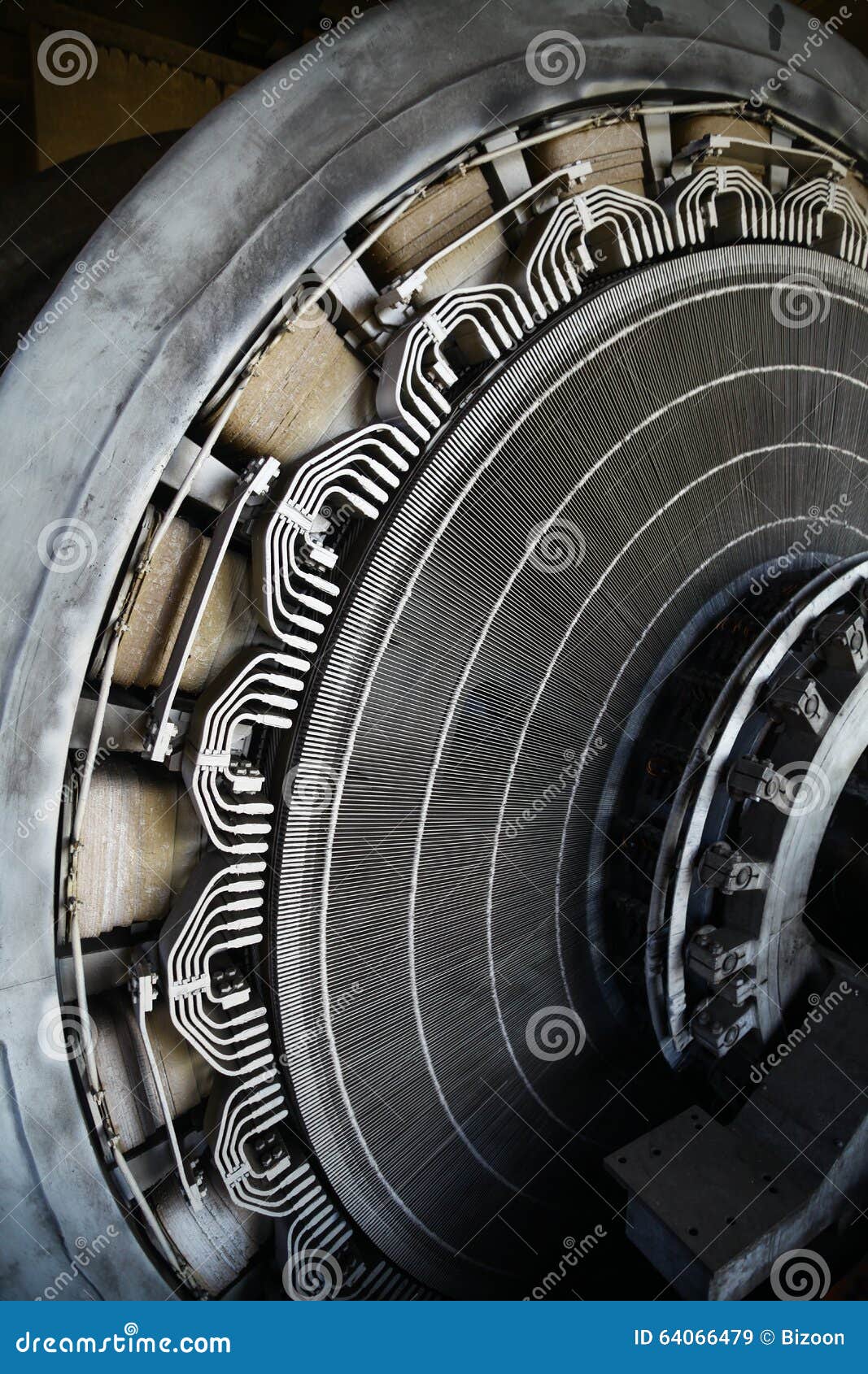 Stator in an Electric Motor Stock Image - Image of electromotive ...