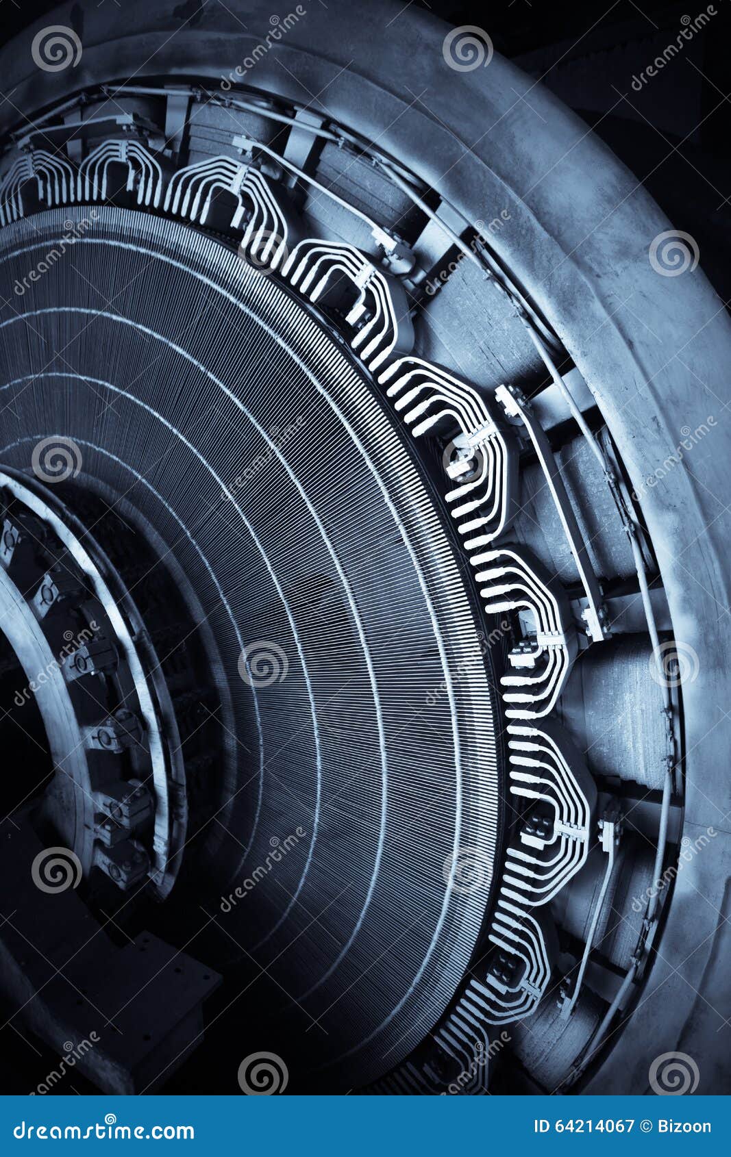 Stator in an Electric Motor Stock Image - Image of coil, mechanic: 64214067