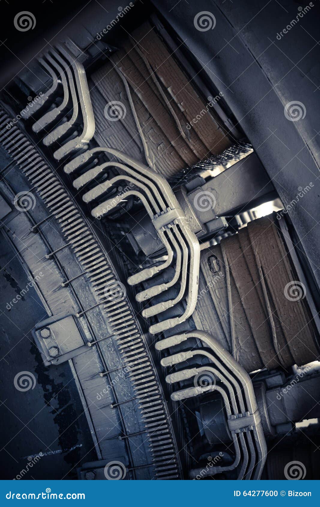 Stator in an Electric Motor Stock Photo - Image of industrial ...