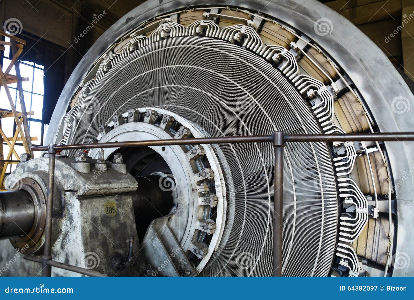 Stator in an Electric Motor Stock Image - Image of technical ...