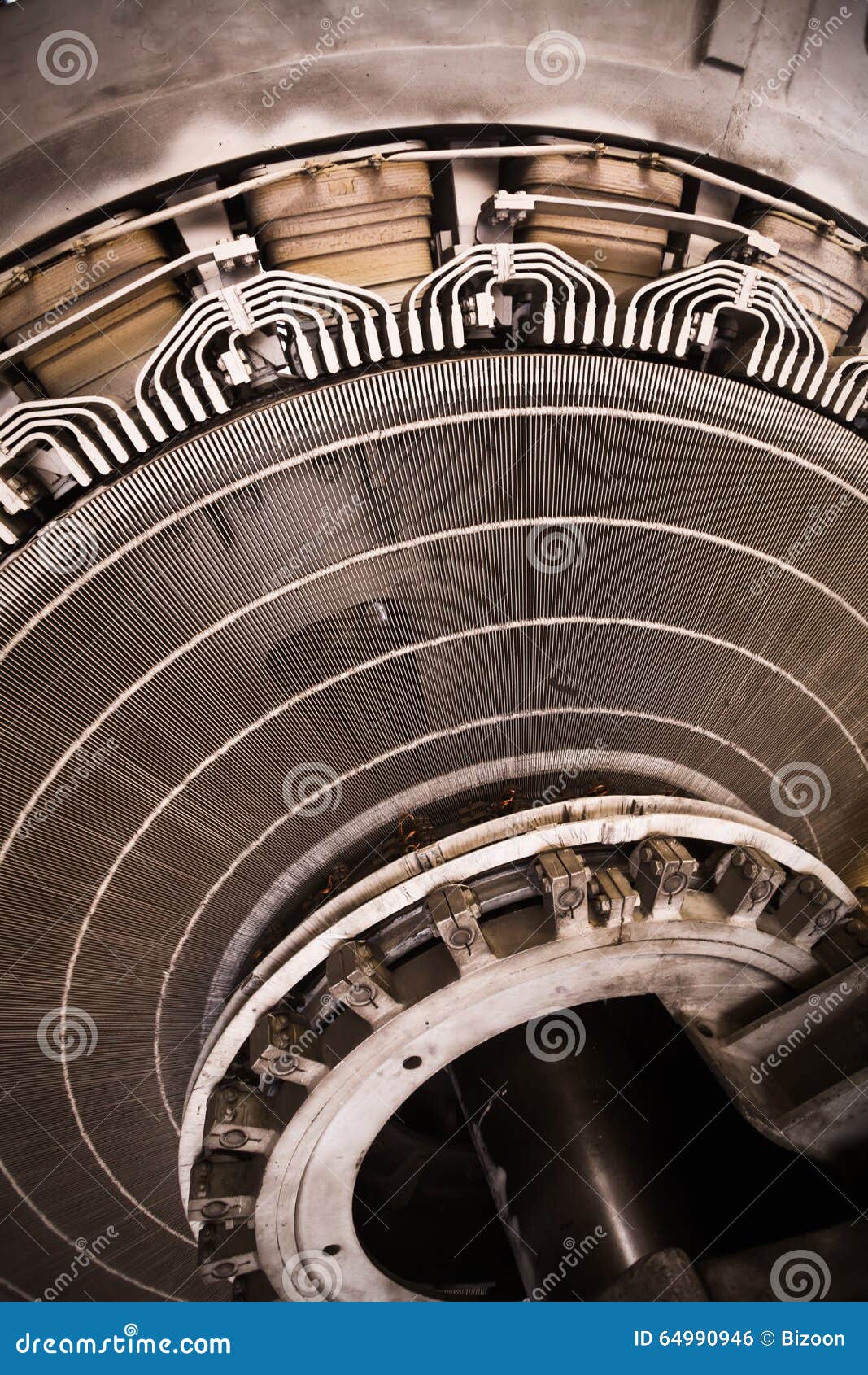 Stator in an Electric Motor Stock Photo - Image of electricity ...