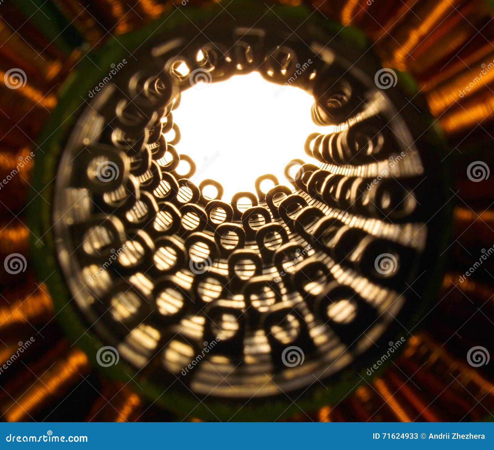 Stators of Electrical Motor. Abstract Electrical Background Stock Image ...