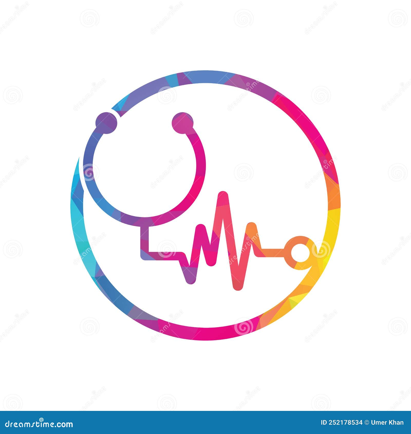 Statoscope Pulse Logo Template Design Vector. Stock Vector ...