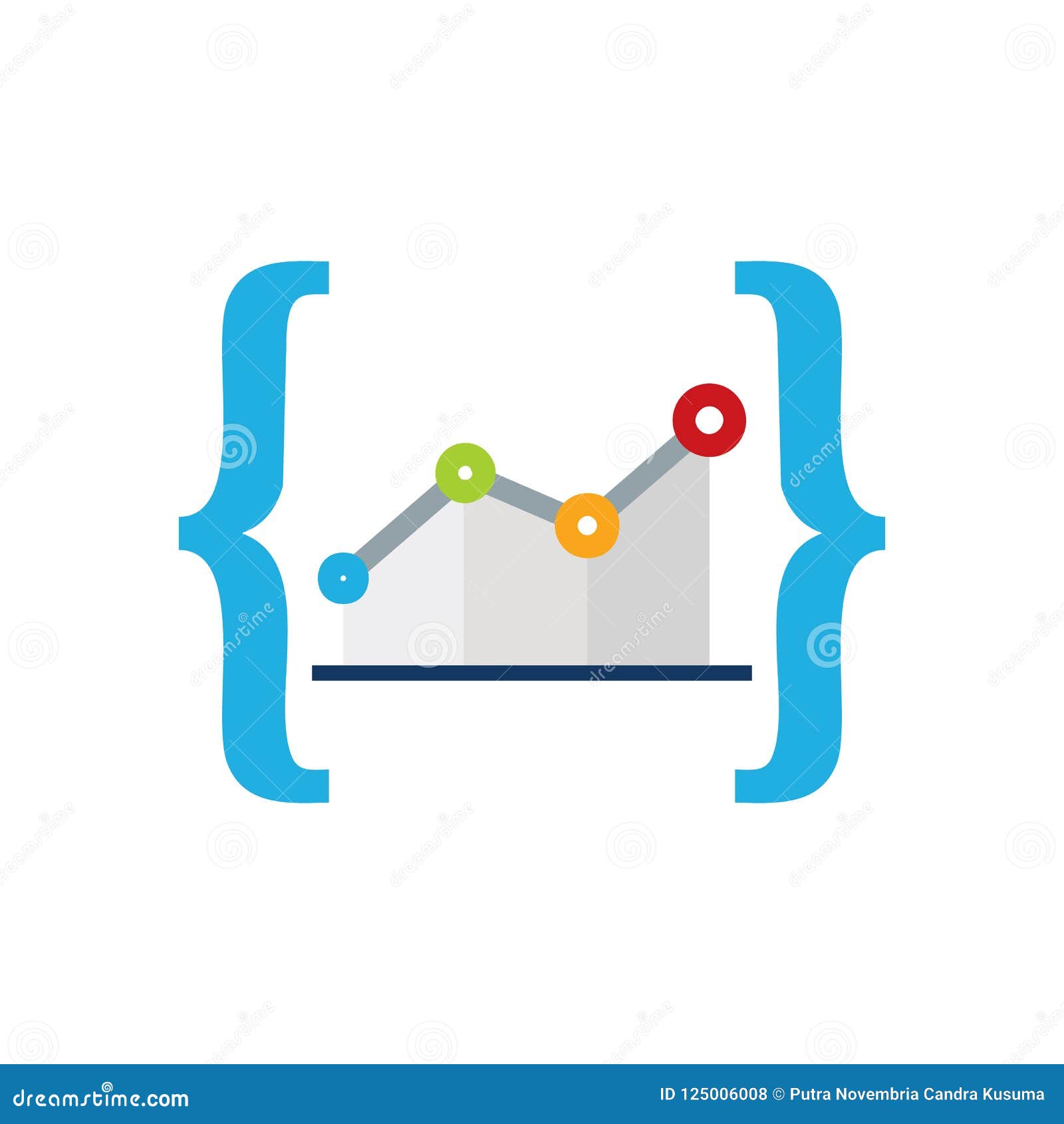 Stats Code Logo Icon Design Stock Vector - Illustration of analytic ...