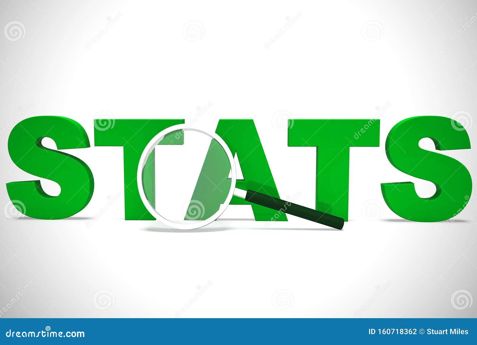 Stats Concept Icon Mean Statistics and Numeric Figures - 3d ...