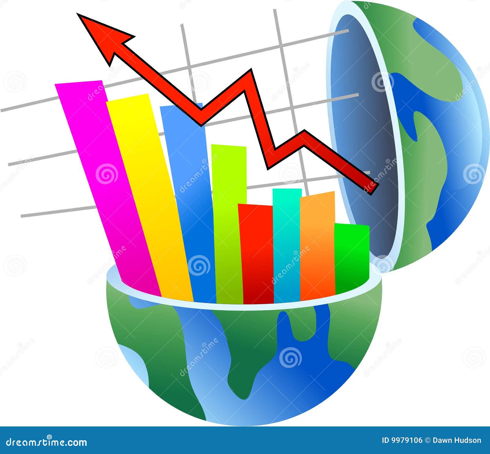 Stats globe stock illustration. Illustration of globe - 9979106