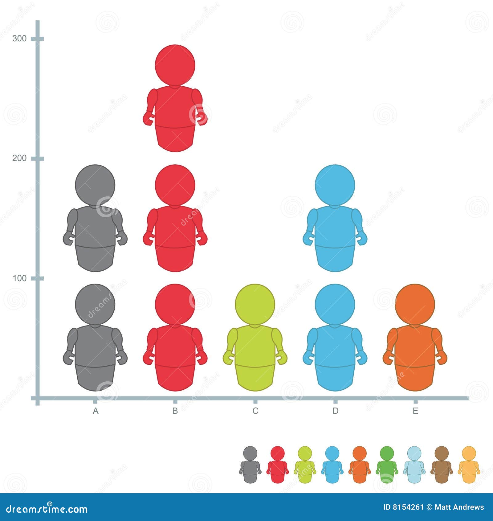 Stats graph stock vector. Illustration of clip, space - 8154261
