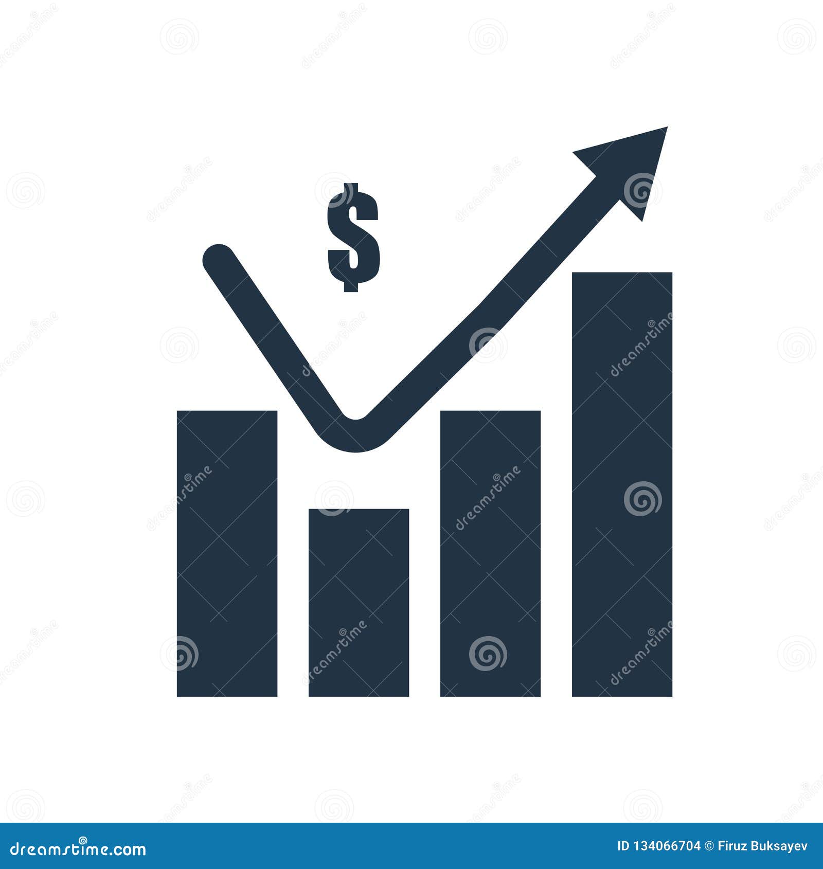 Stats Icon Vector Isolated on White Background, Stats Sign Stock Vector ...