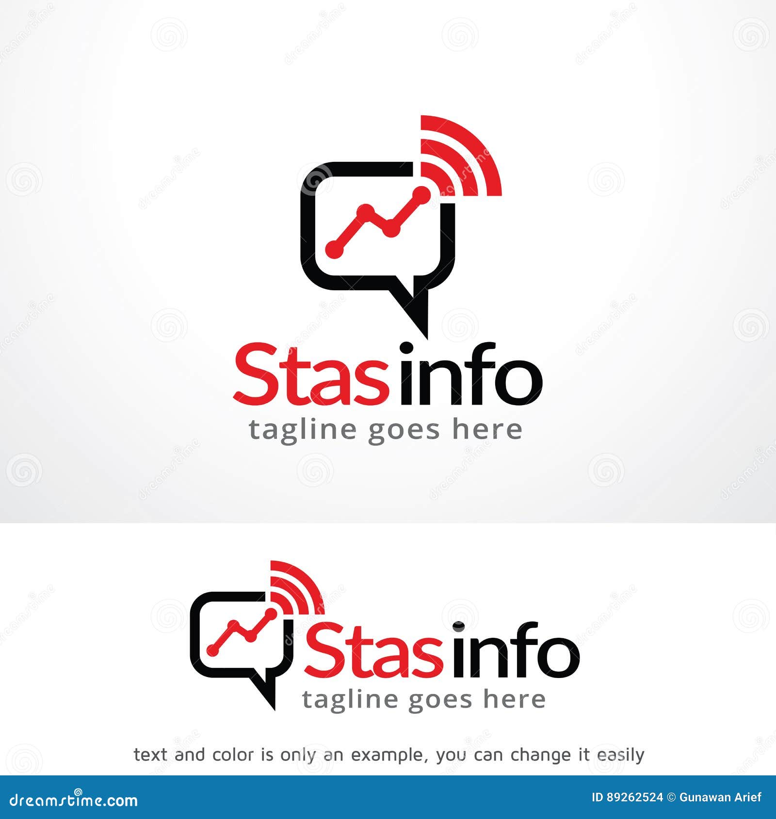 Stats Info Logo Template Design Vector, Emblem, Design Concept ...