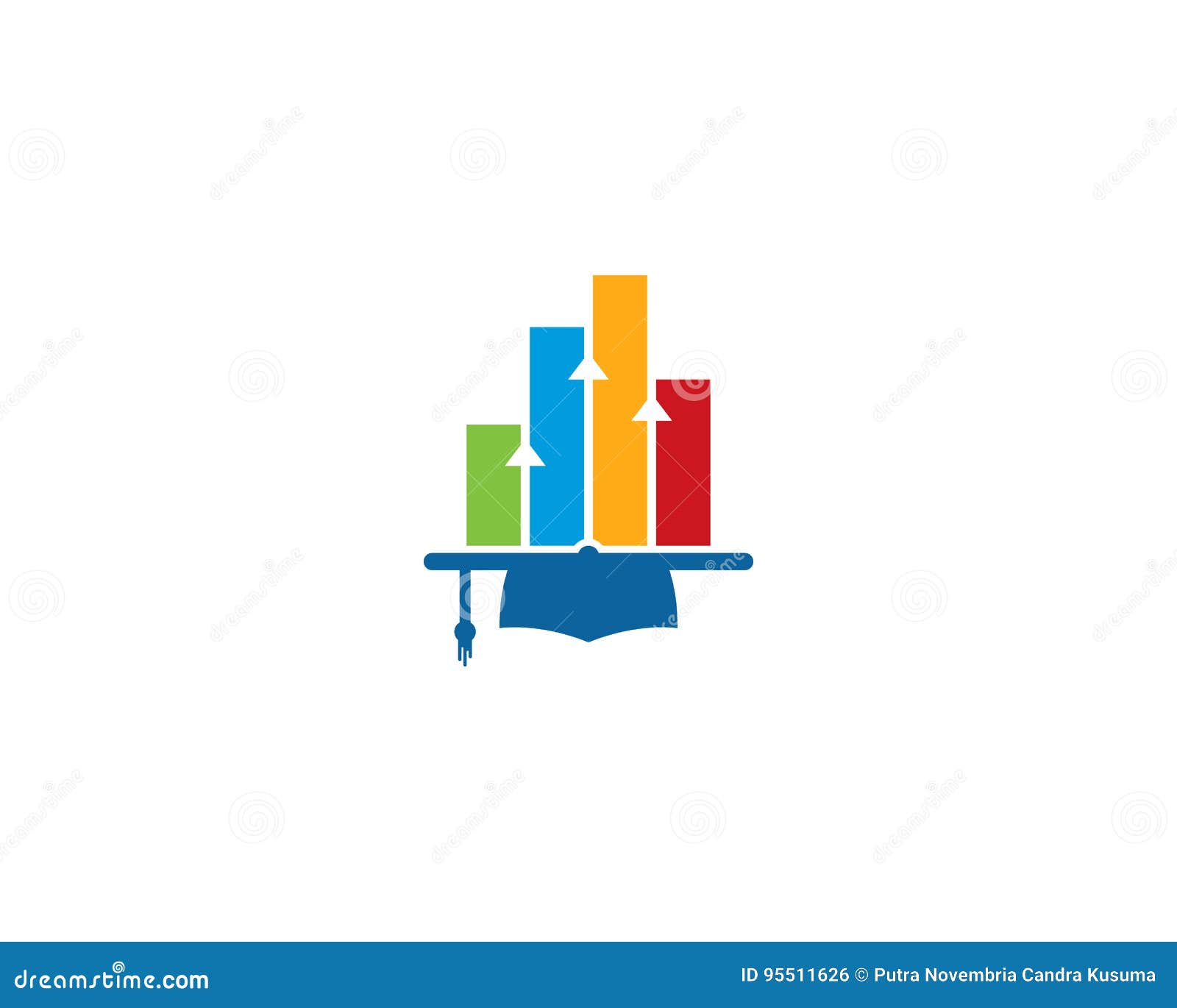 Stats Report Education Icon Logo Design ELement Stock Vector ...