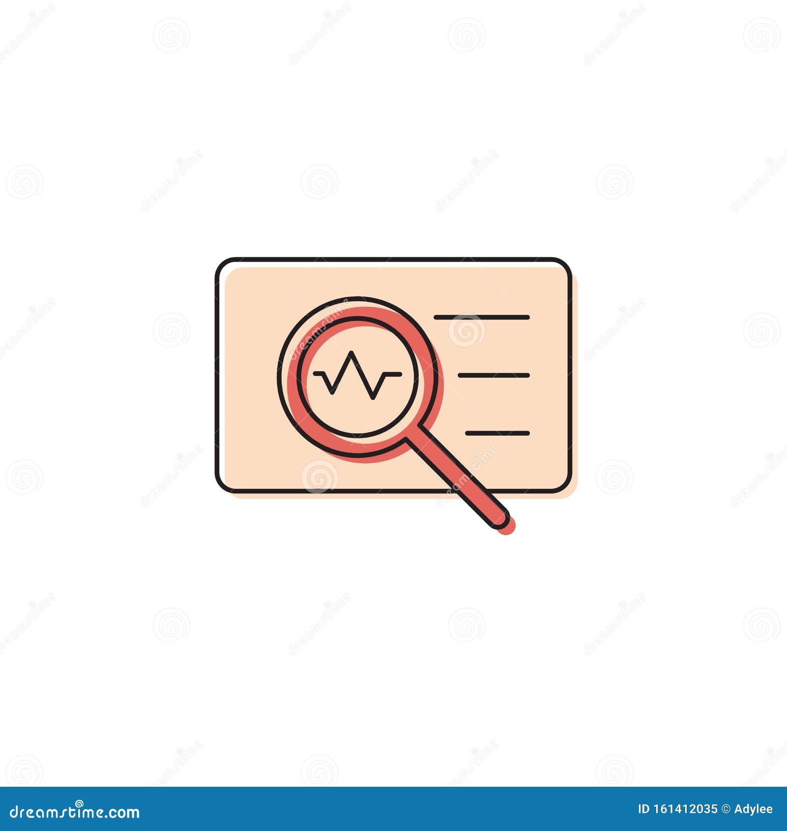 Stats View Vector Icon Symbol Isolated on White Background Stock Vector ...