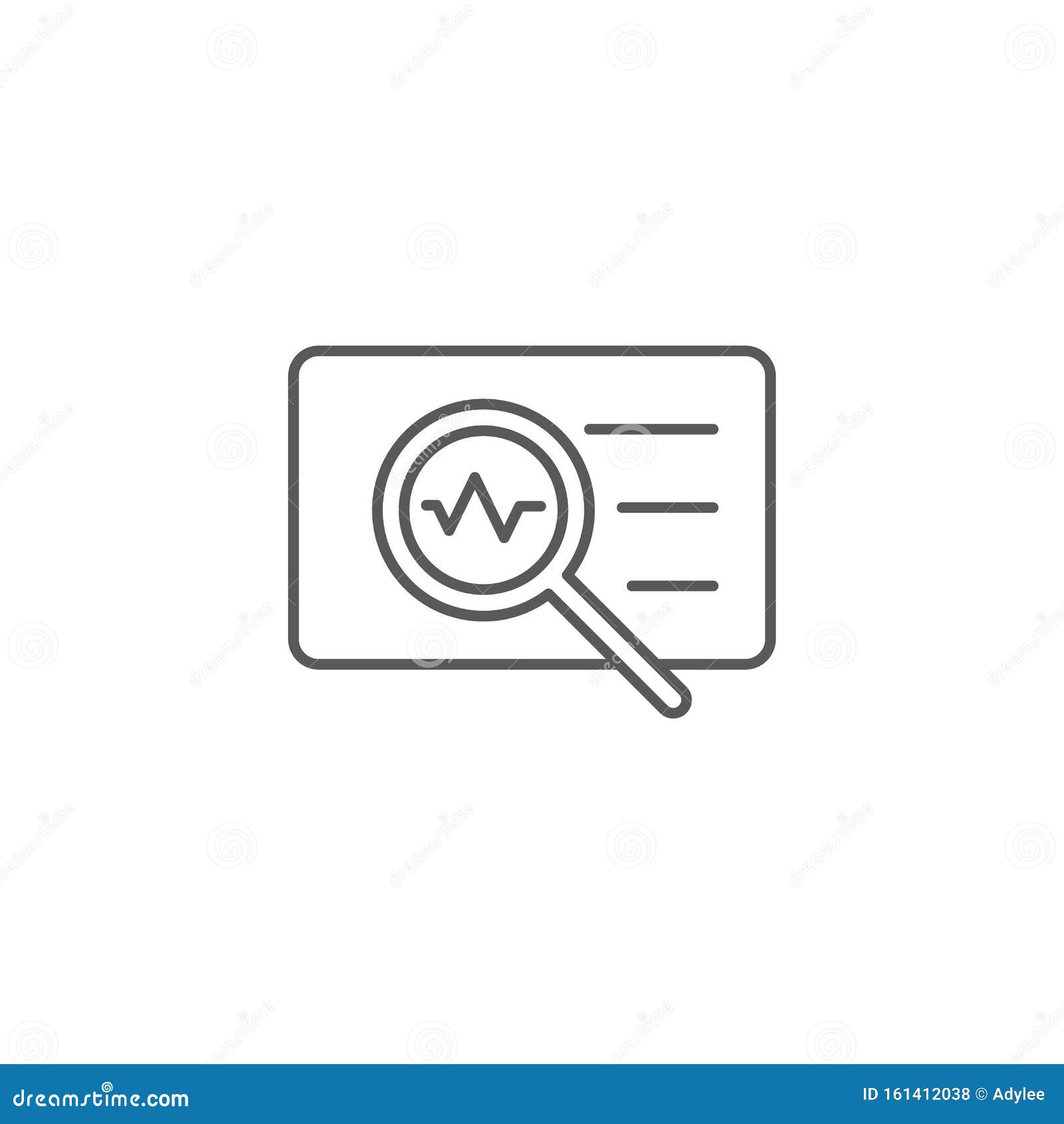 Stats View Vector Icon Symbol Isolated on White Background Stock Vector ...