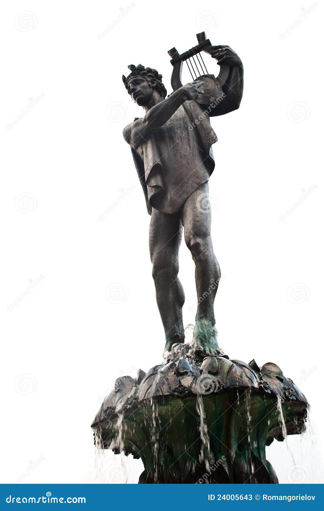 Statua dell'Apollo immagine stock. Immagine di grecia - 24005643