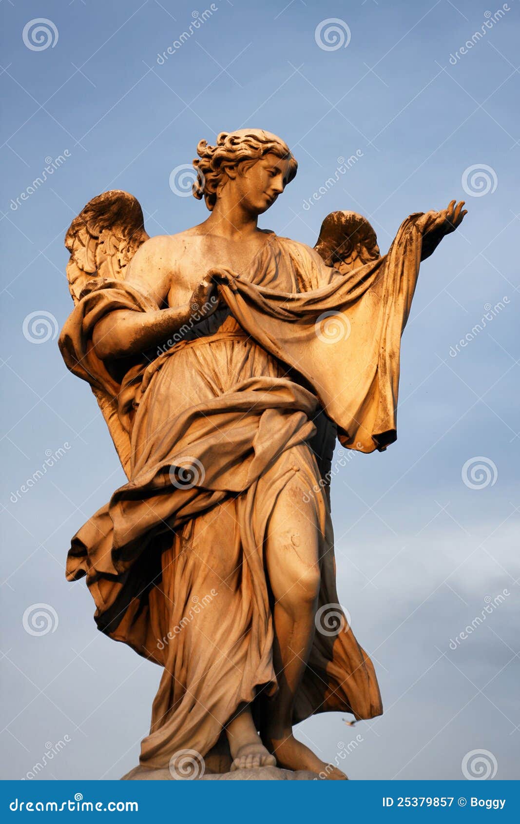 Statua di angelo immagine stock. Immagine di concettuale - 25379857