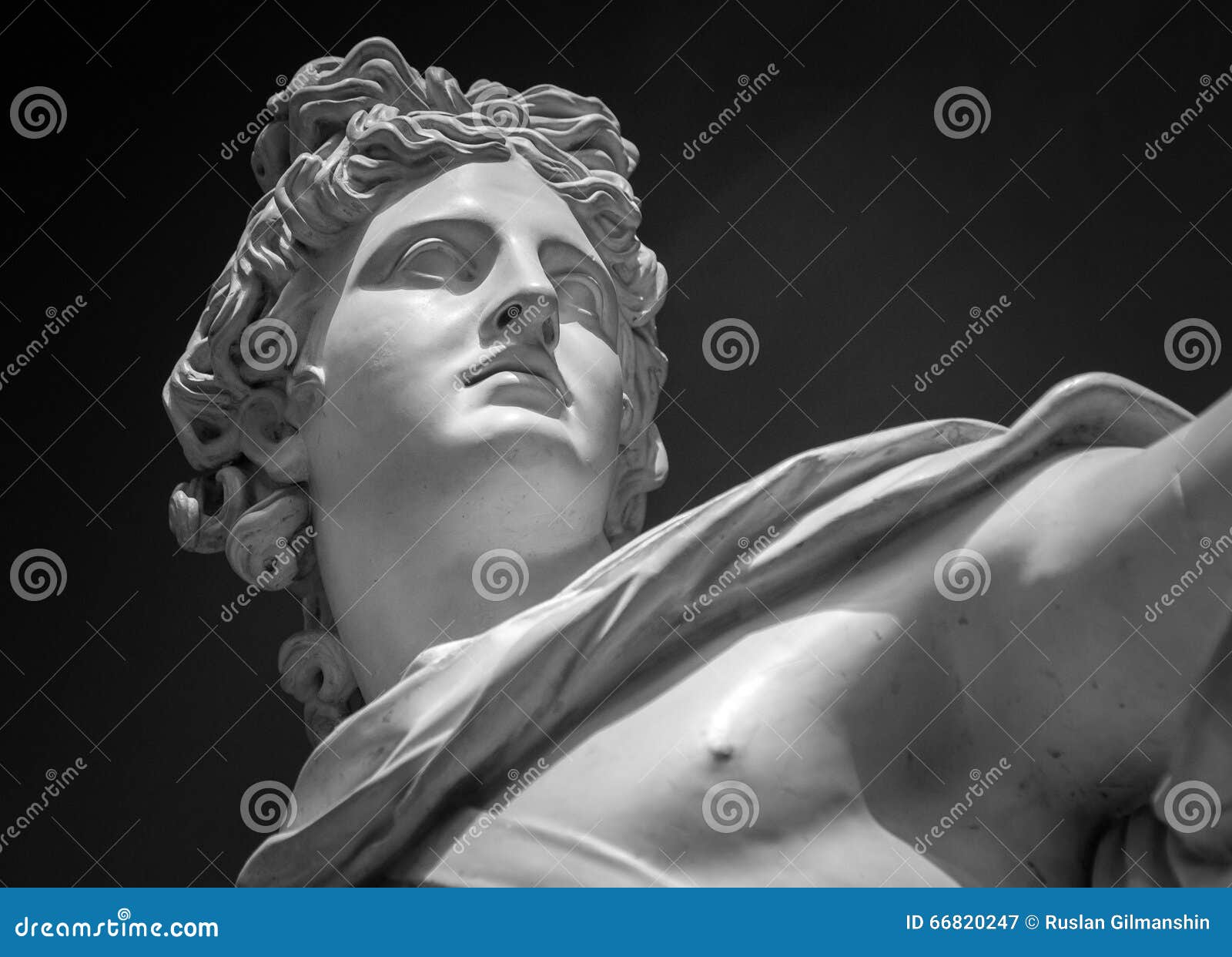 Statua di Apollo Belvedere fotografia editoriale. Immagine di antichità ...