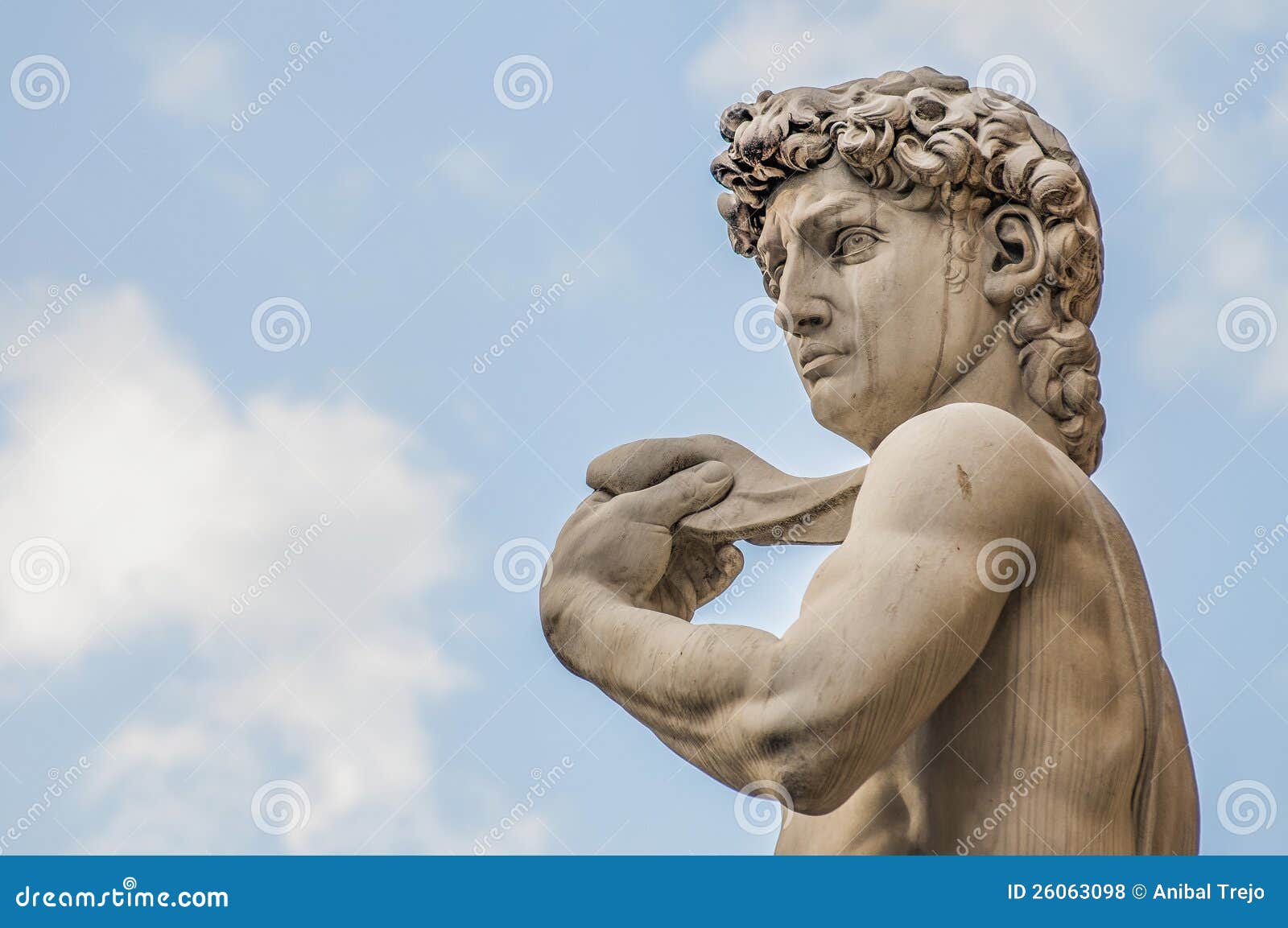 Statua Di David Del Michelangelo a Firenze, Italia Fotografia Stock ...