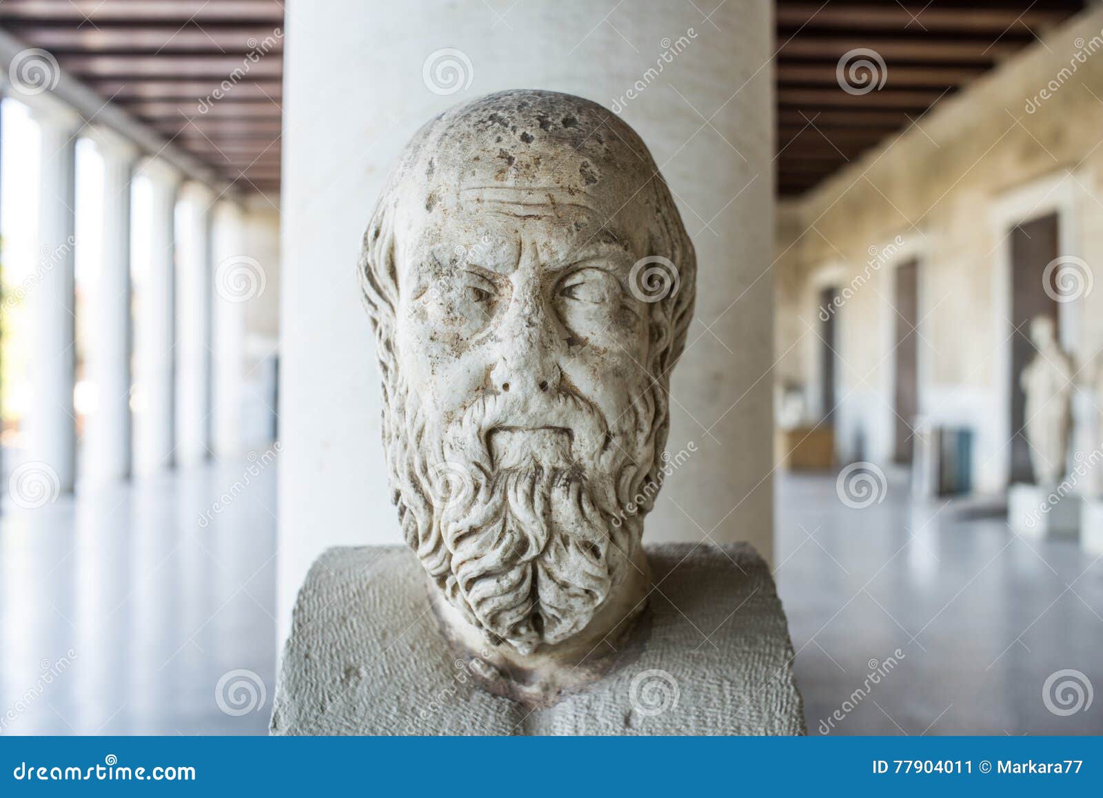Statua di Erodoto immagine stock. Immagine di antico - 77904011