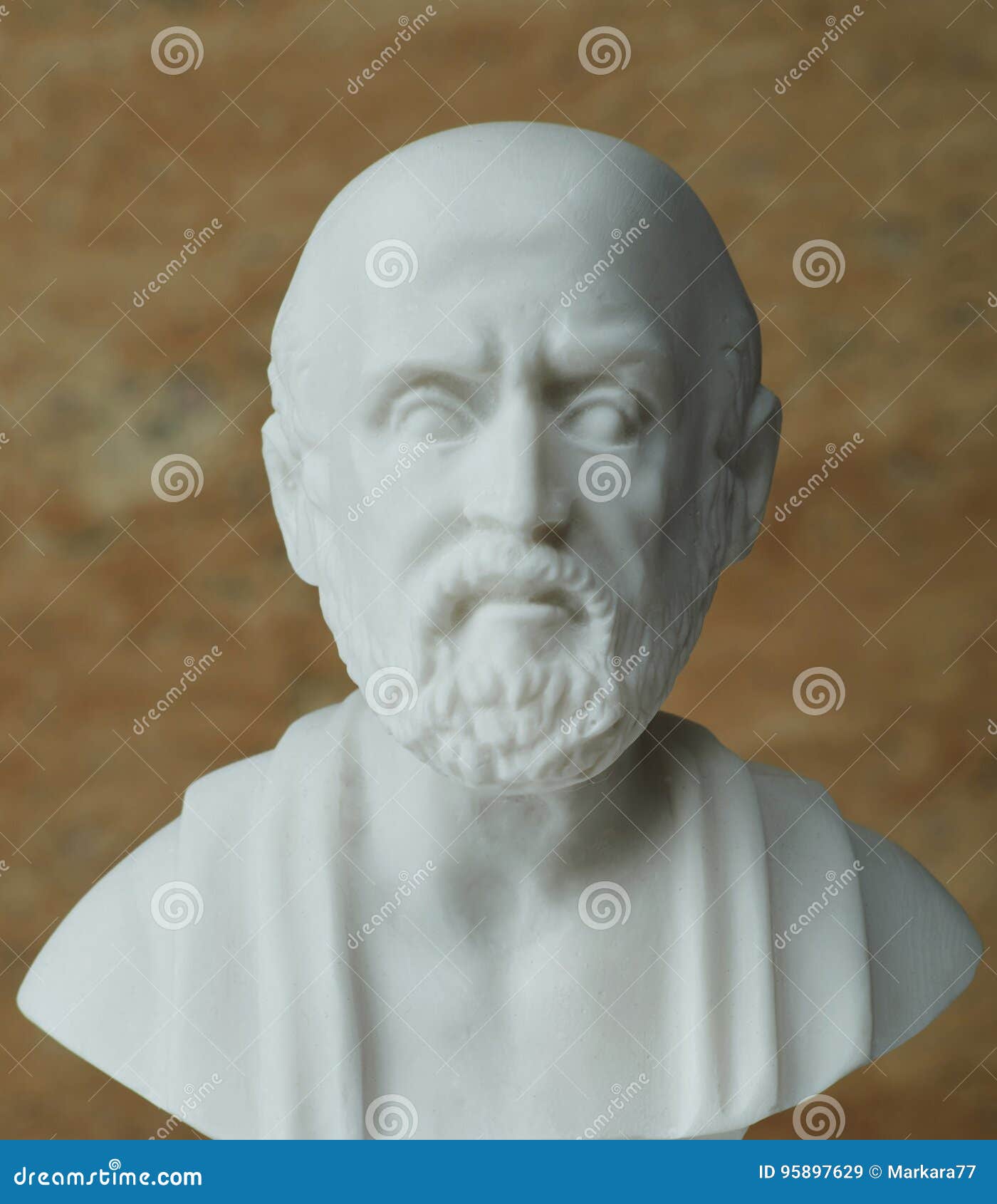 Statua Di Ippocrate, Medico Del Greco Antico Immagine Stock - Immagine ...