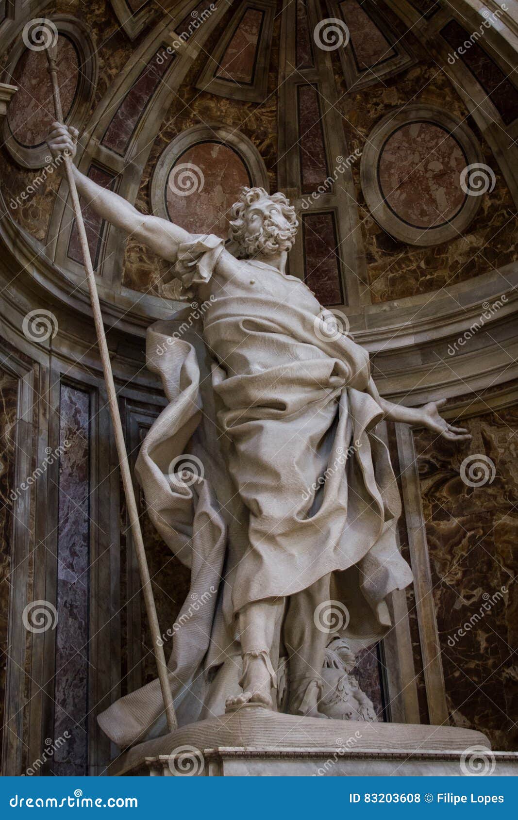 Statua di Longino del san fotografia stock editoriale. Immagine di ...