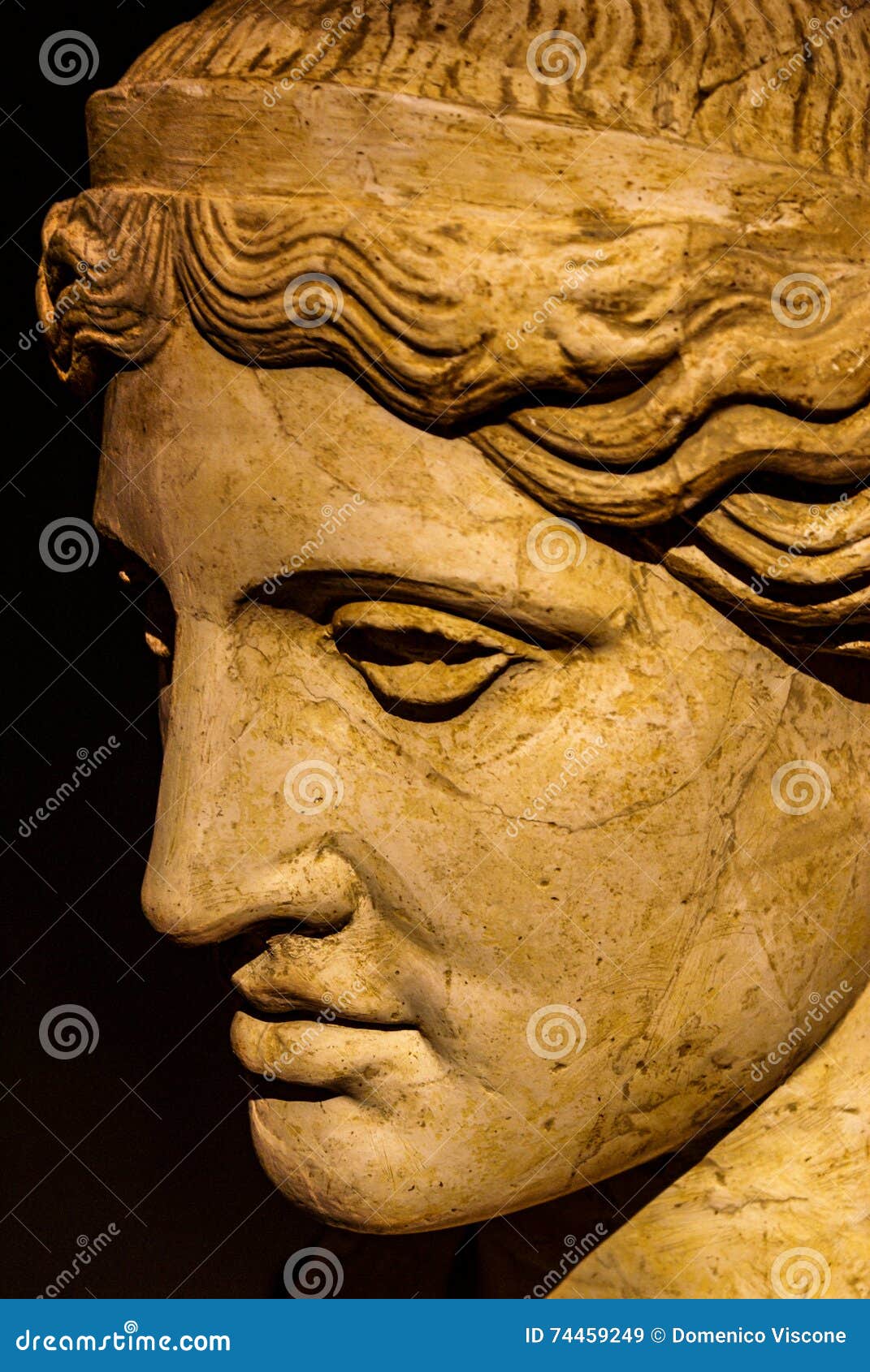 Statua greca immagine stock. Immagine di artistico, storia - 74459249