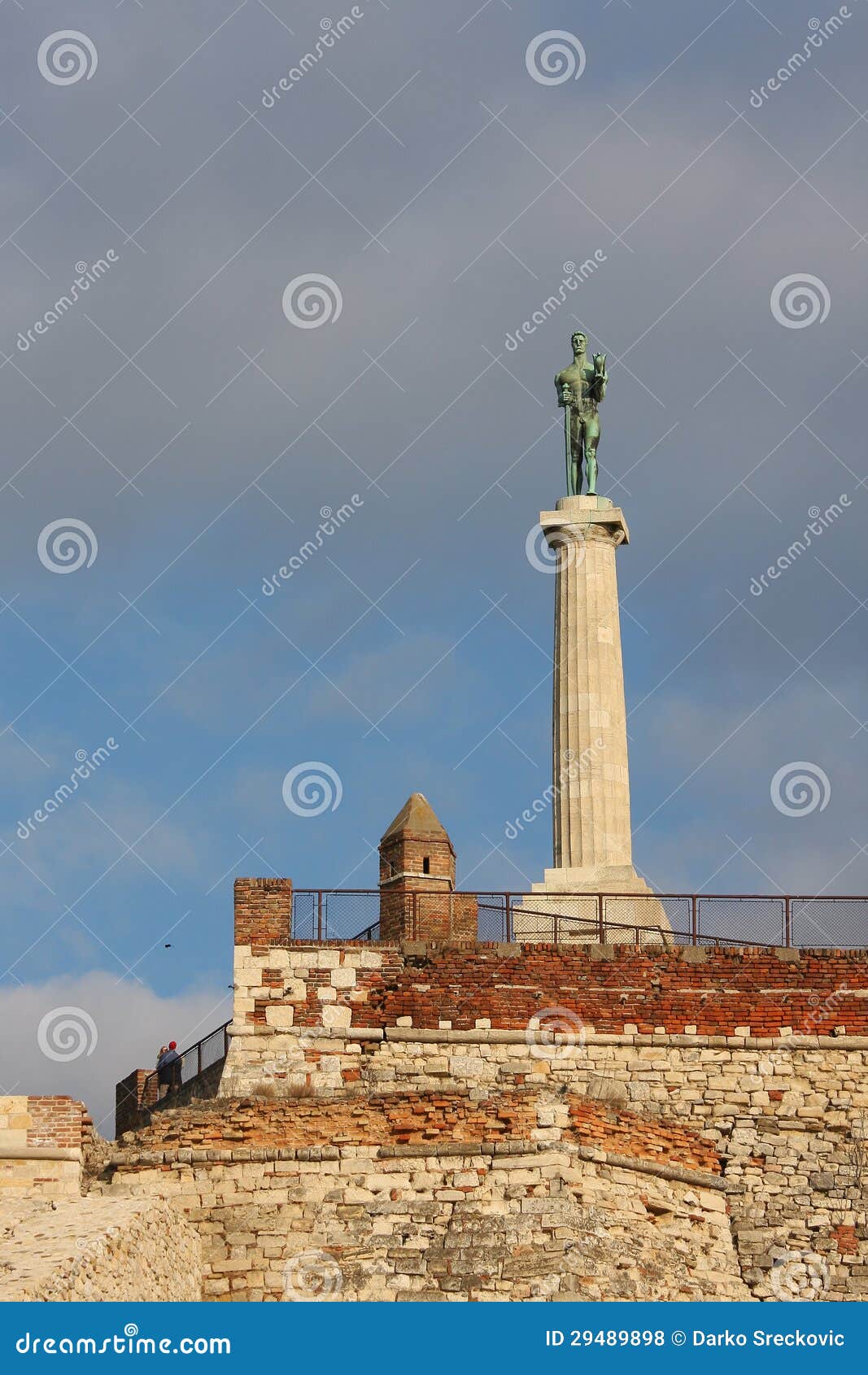 Statue stock photo. Image of belgrade, wall, belgrad - 29489898