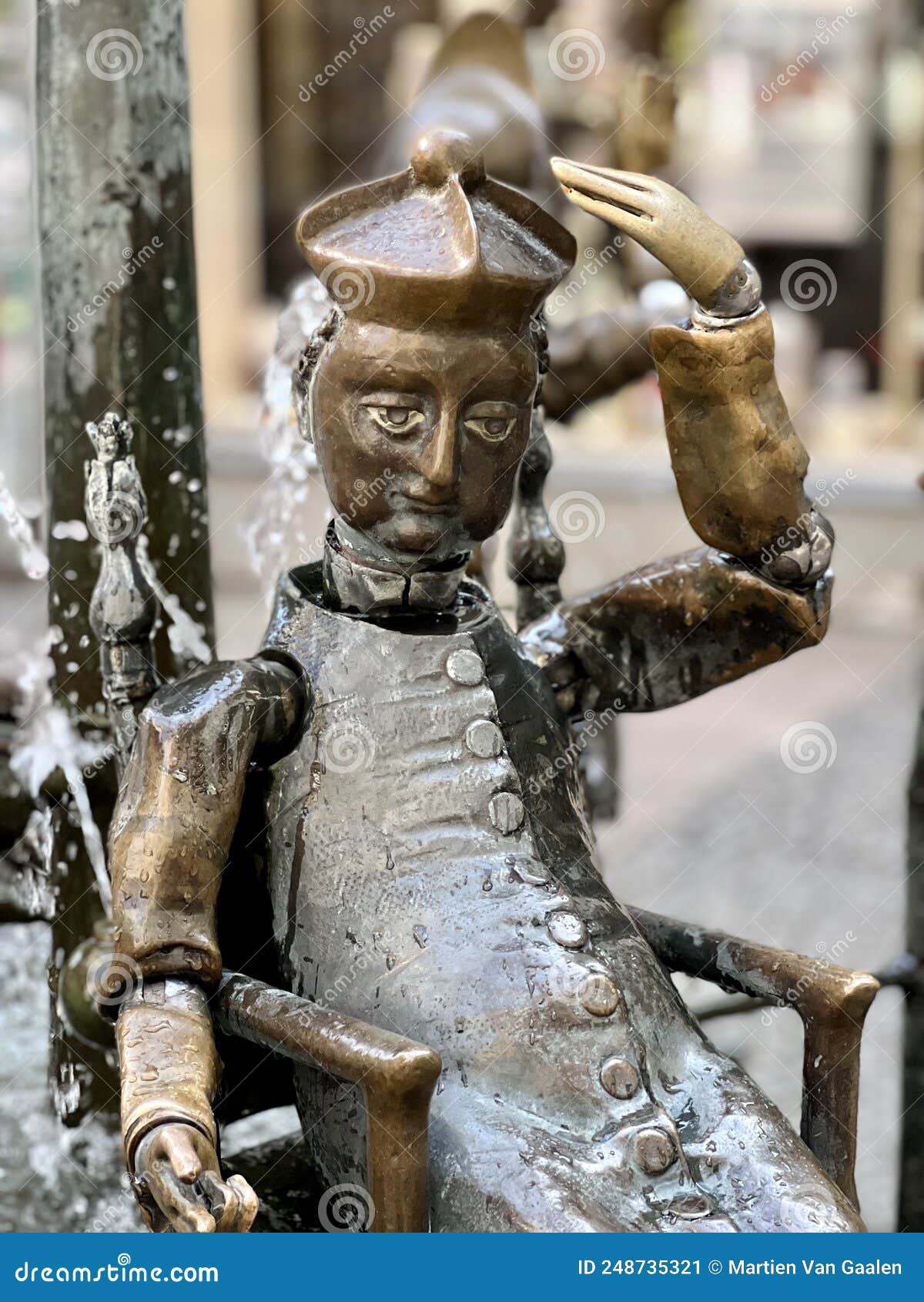 Statue in Aachen in Closeup. Editorial Photo - Image of famous, detail ...