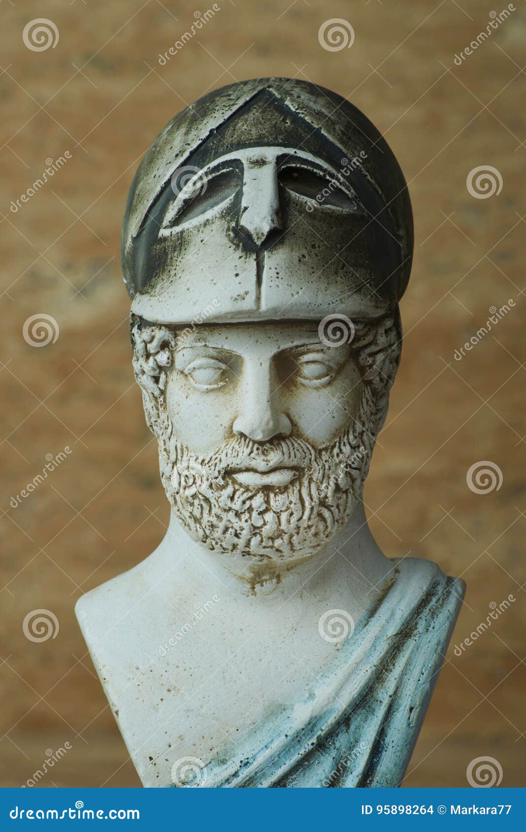 Statue of Ancient Athens Statesman Pericles. Stock Photo - Image of ...