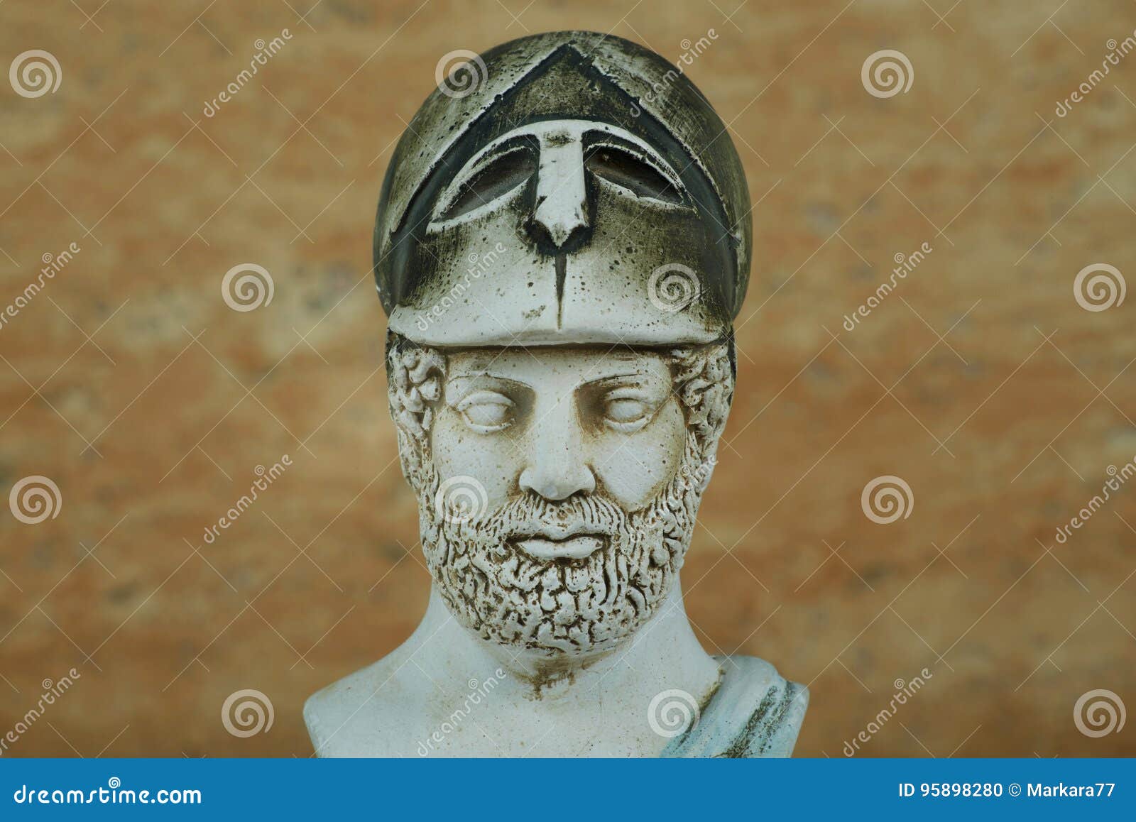 Statue of Ancient Athens Statesman Pericles. Stock Photo - Image of ...