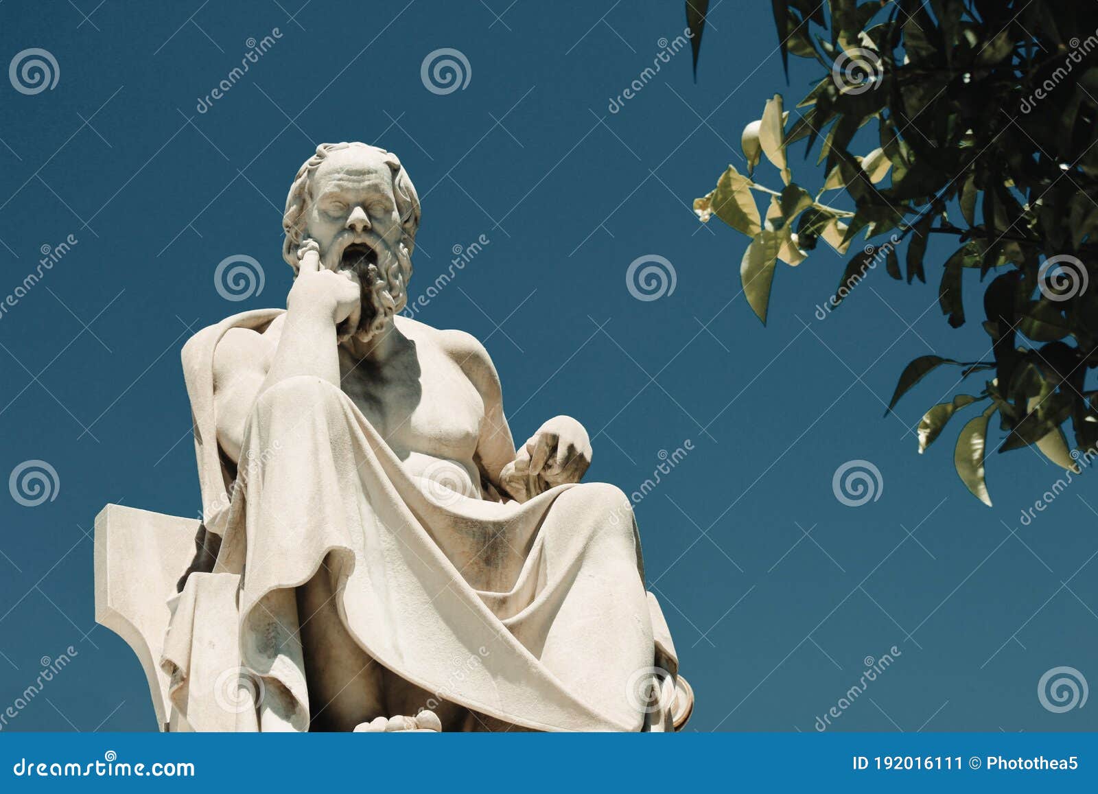 Statue Of The Ancient Greek Philosopher Socrates Editorial Photo ...