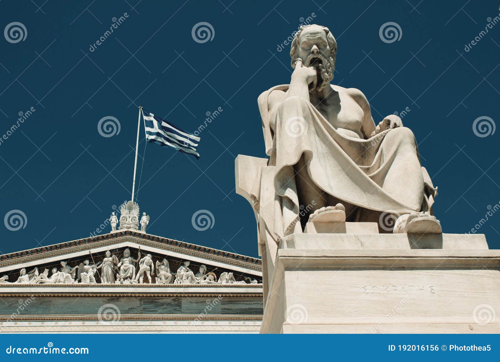 Statue of the Ancient Greek Philosopher Socrates Editorial Photo ...
