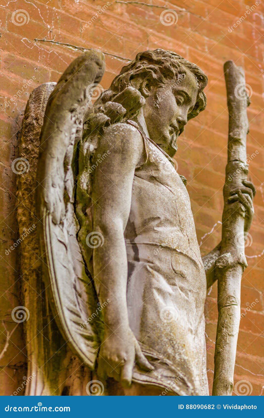 Angel holding stick stock photo. Image of angel, catholics - 88090682