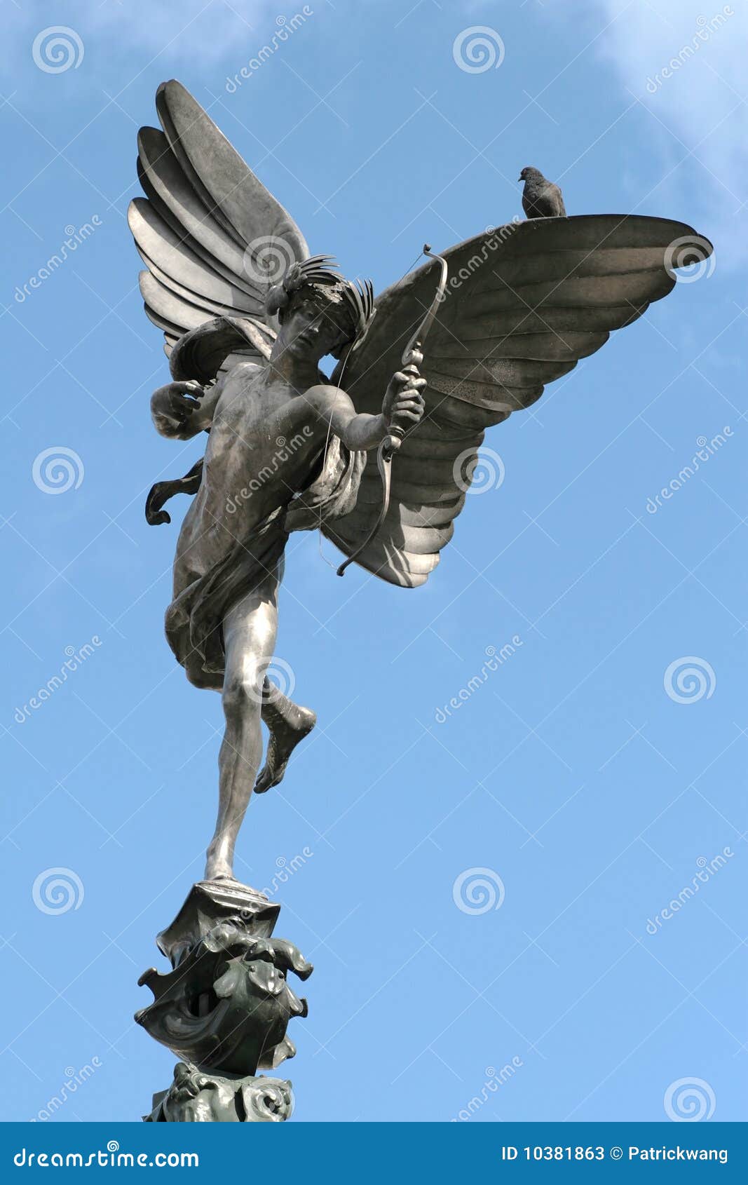 Statue of Anteros stock image. Image of memorial, attraction - 10381863