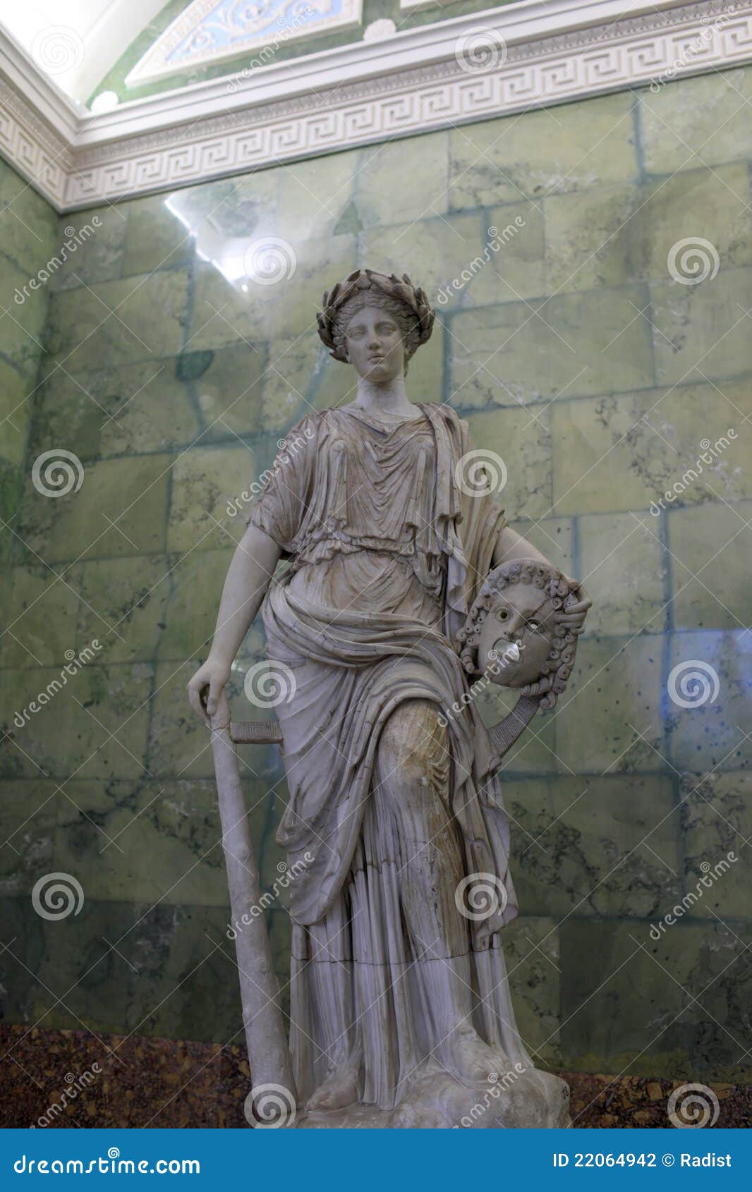 Statue Antique De Melpomene Photo stock - Image du histoire ...