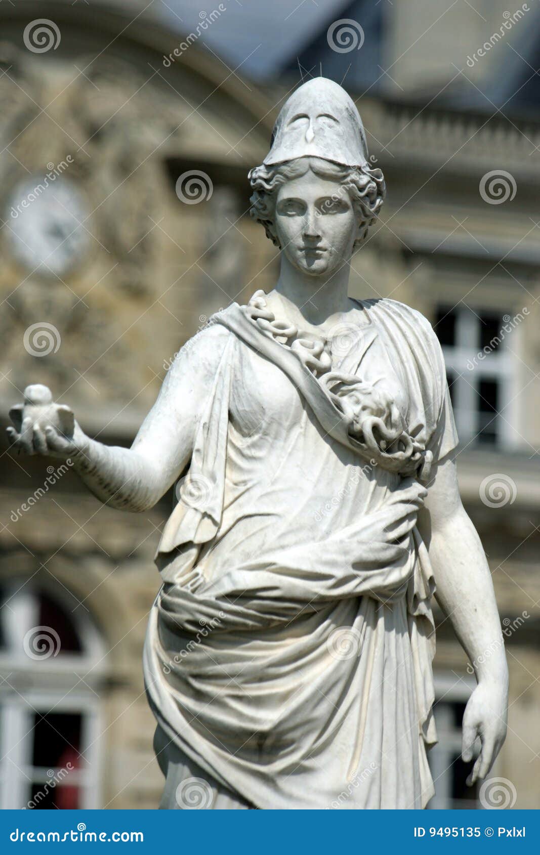 Statue of Athena stock image. Image of classic, goddess - 9495135
