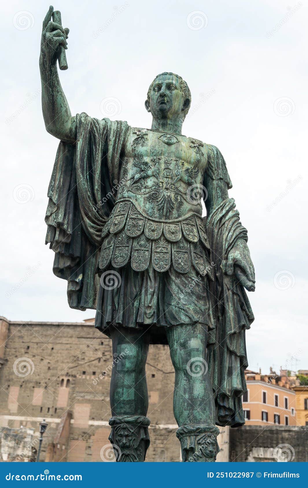 Statue of Augustus Caesar in Rome, Italy Stock Image - Image of europe ...
