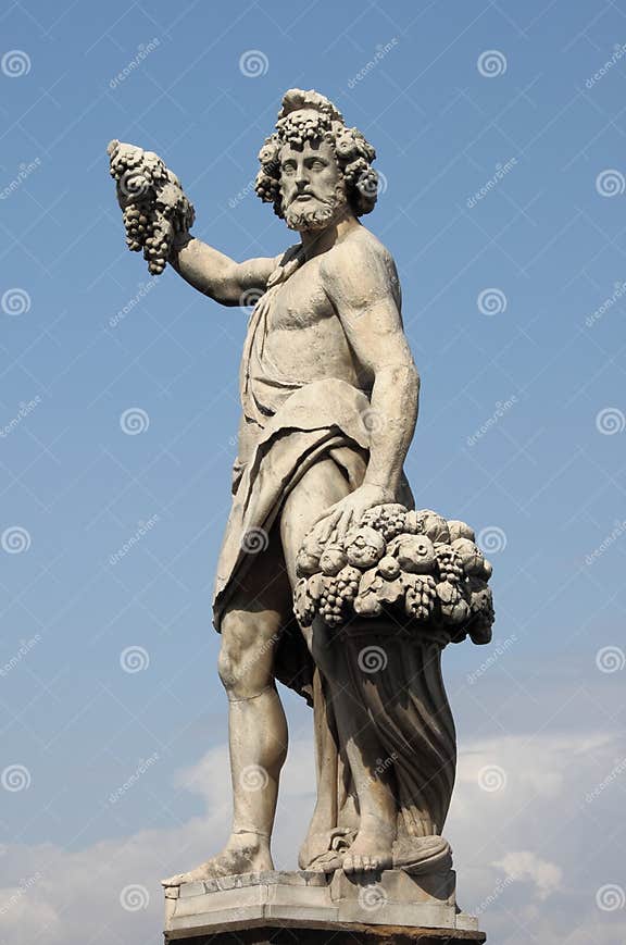 Statue of Bacchus editorial stock image. Image of italia - 24500419